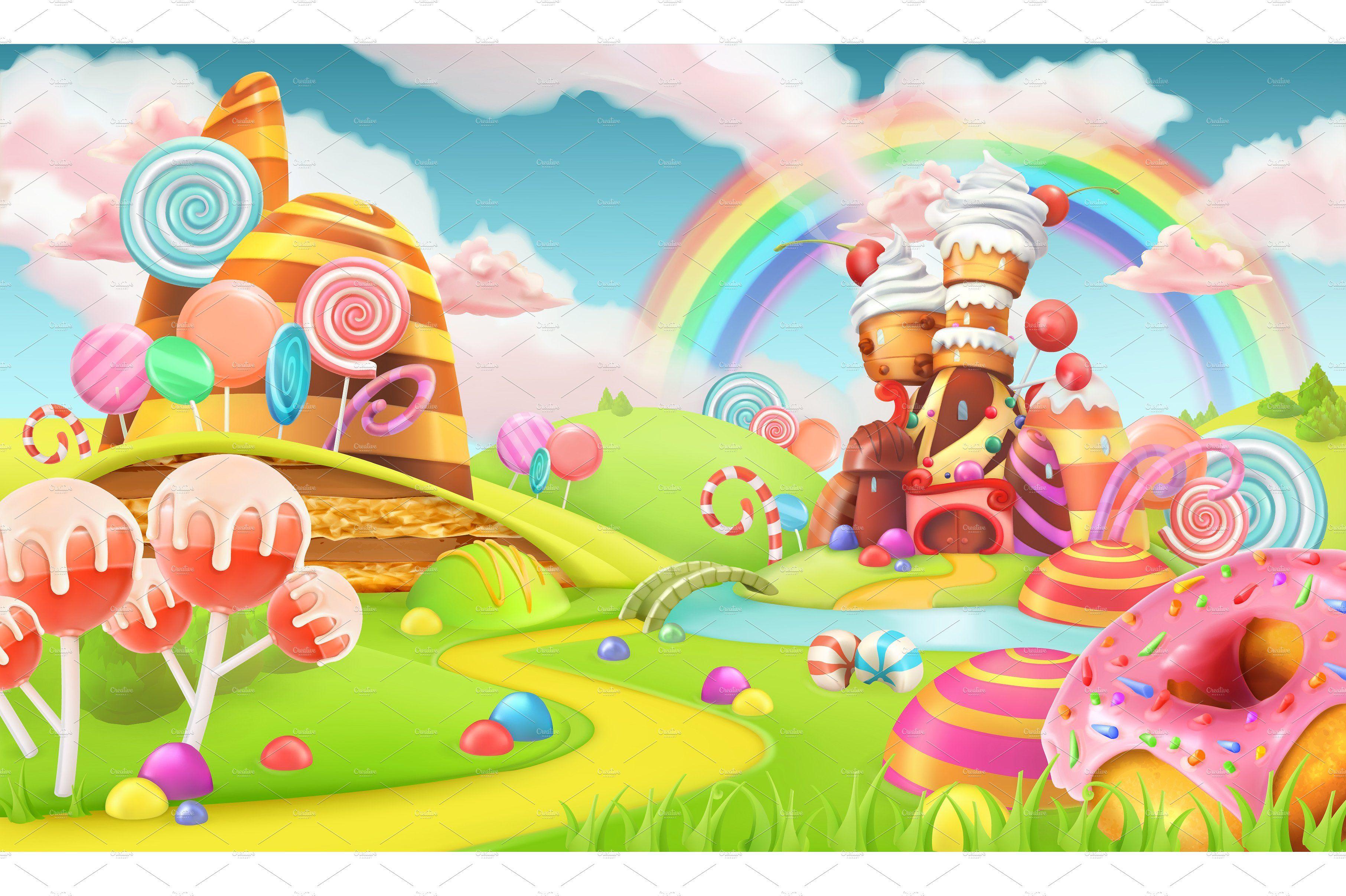 Top 68 Imagen Background Candyland Theme Thpthoangvanthu edu vn