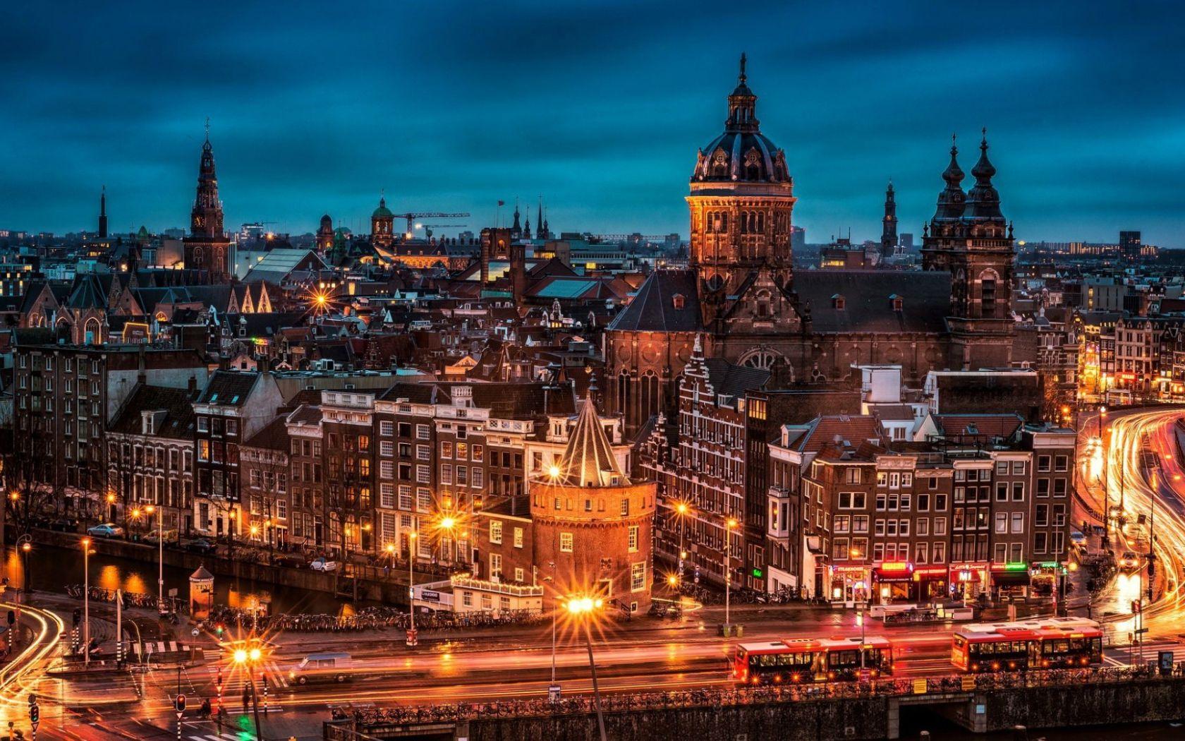 Amsterdam Night Wallpapers - Top Free Amsterdam Night Backgrounds ...