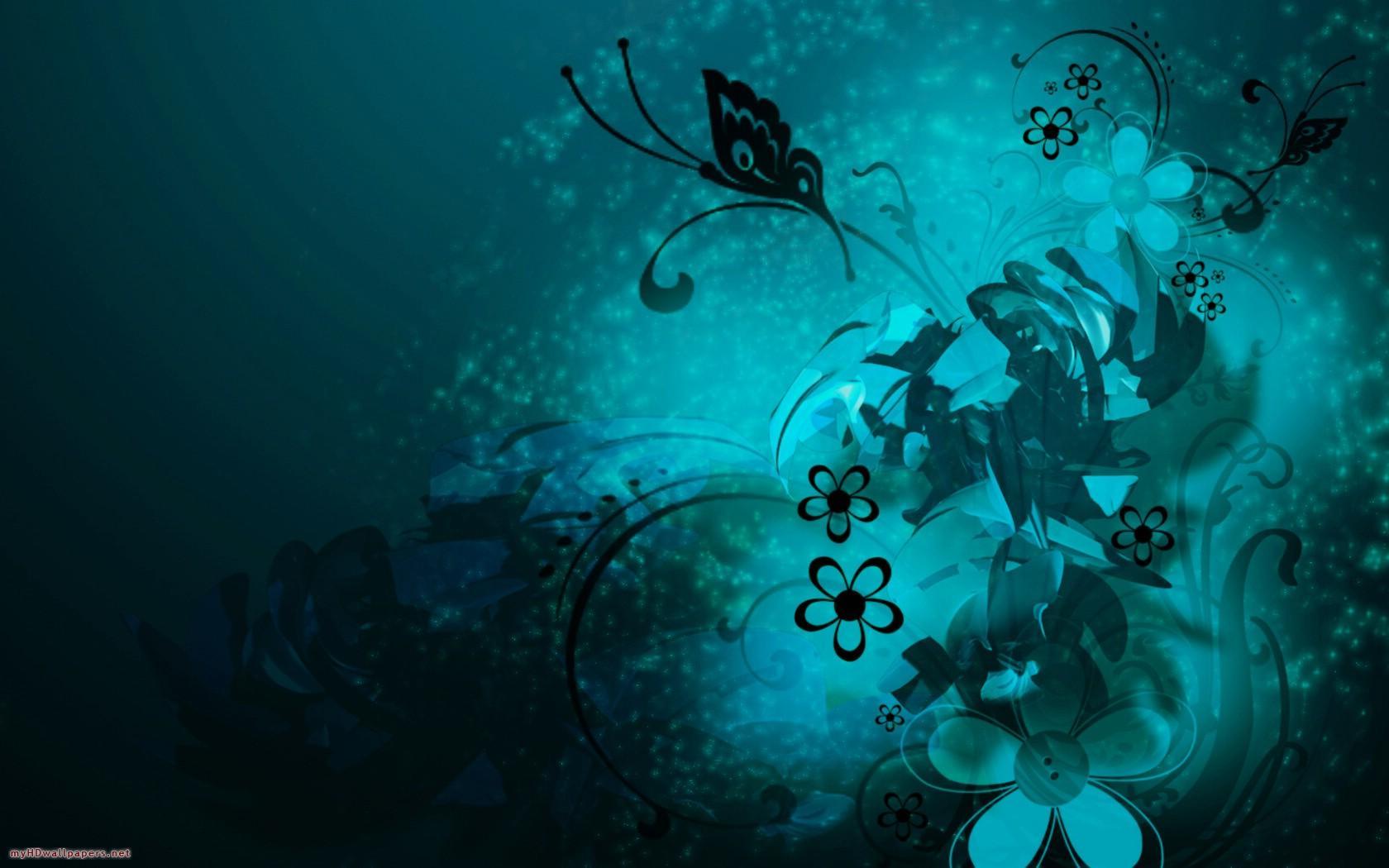 Turquoise Flower Wallpapers - Top Free Turquoise Flower Backgrounds ...
