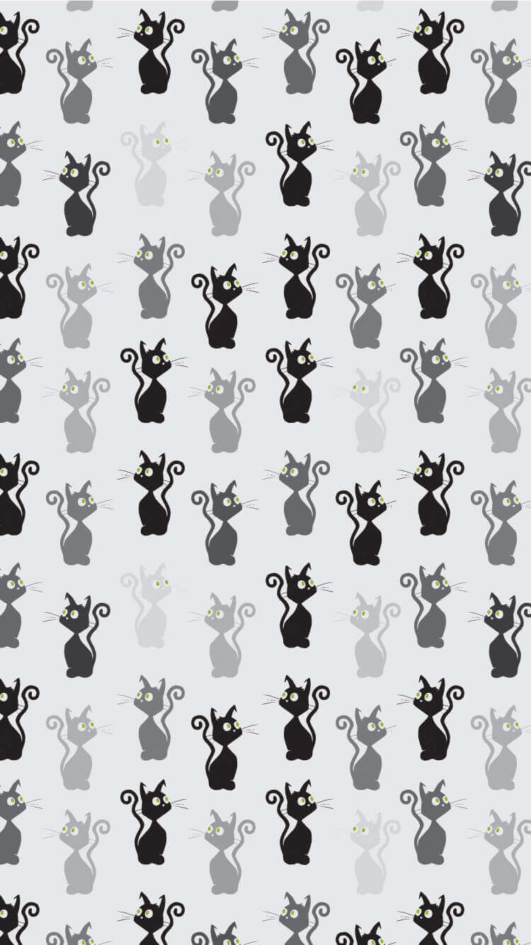 Cute Cat Pattern Wallpapers - Top Free Cute Cat Pattern Backgrounds ...