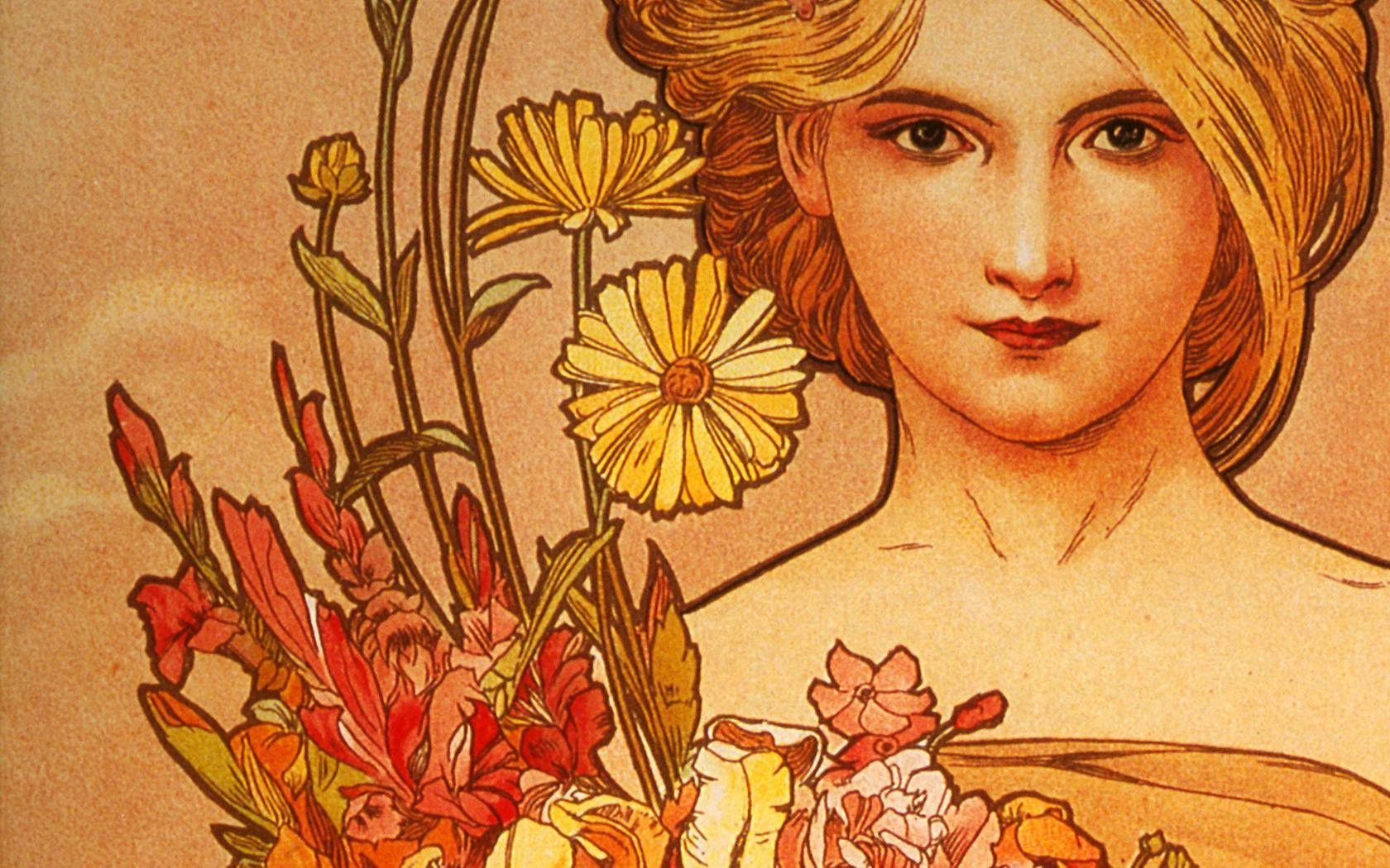 Cool Alphonse Mucha Wallpapers - Top Free Cool Alphonse Mucha ...