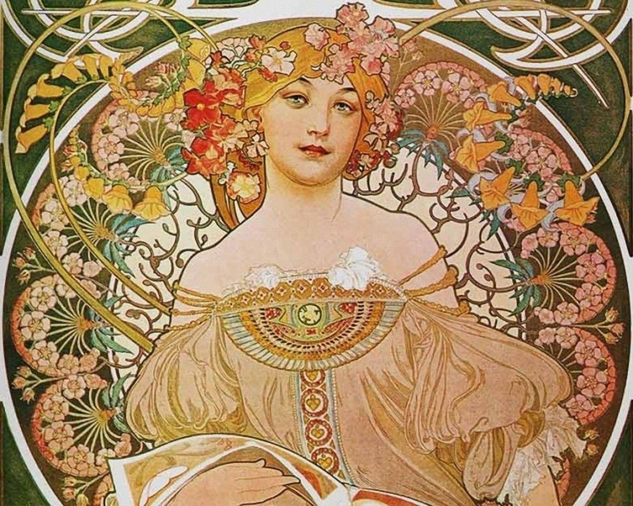 Cool Alphonse Mucha Wallpapers - Top Free Cool Alphonse Mucha ...