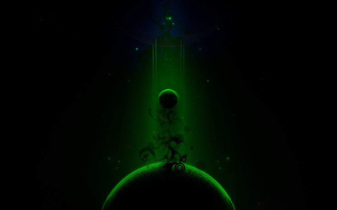 Neon Green Space Wallpapers - Top Free Neon Green Space Backgrounds ...