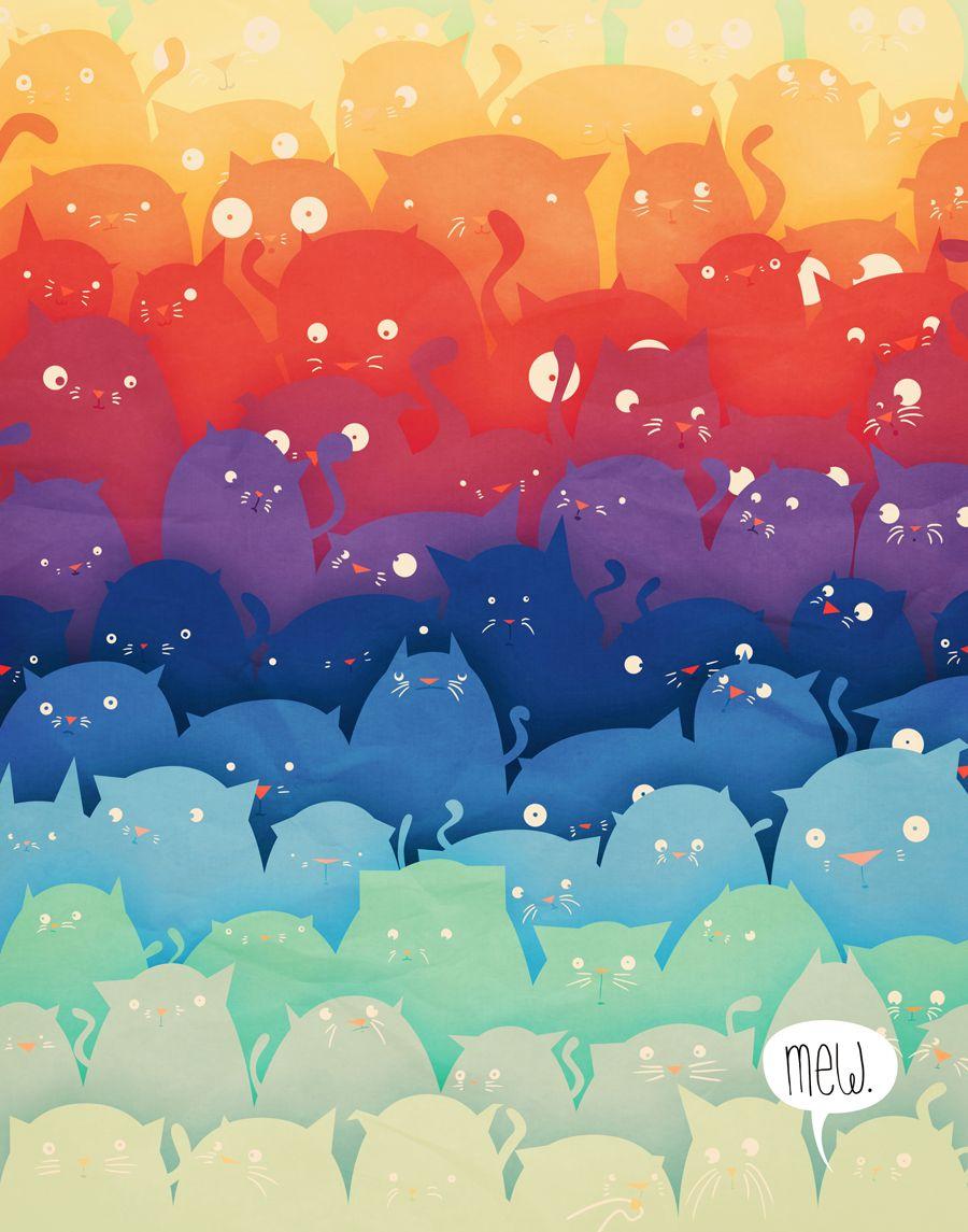 Cat Drawing Wallpapers - Top Free Cat Drawing Backgrounds - WallpaperAccess