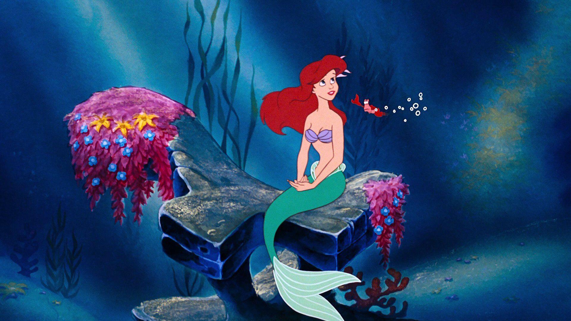 Cartoon Mermaid HD Wallpapers - Top Free Cartoon Mermaid HD Backgrounds ...