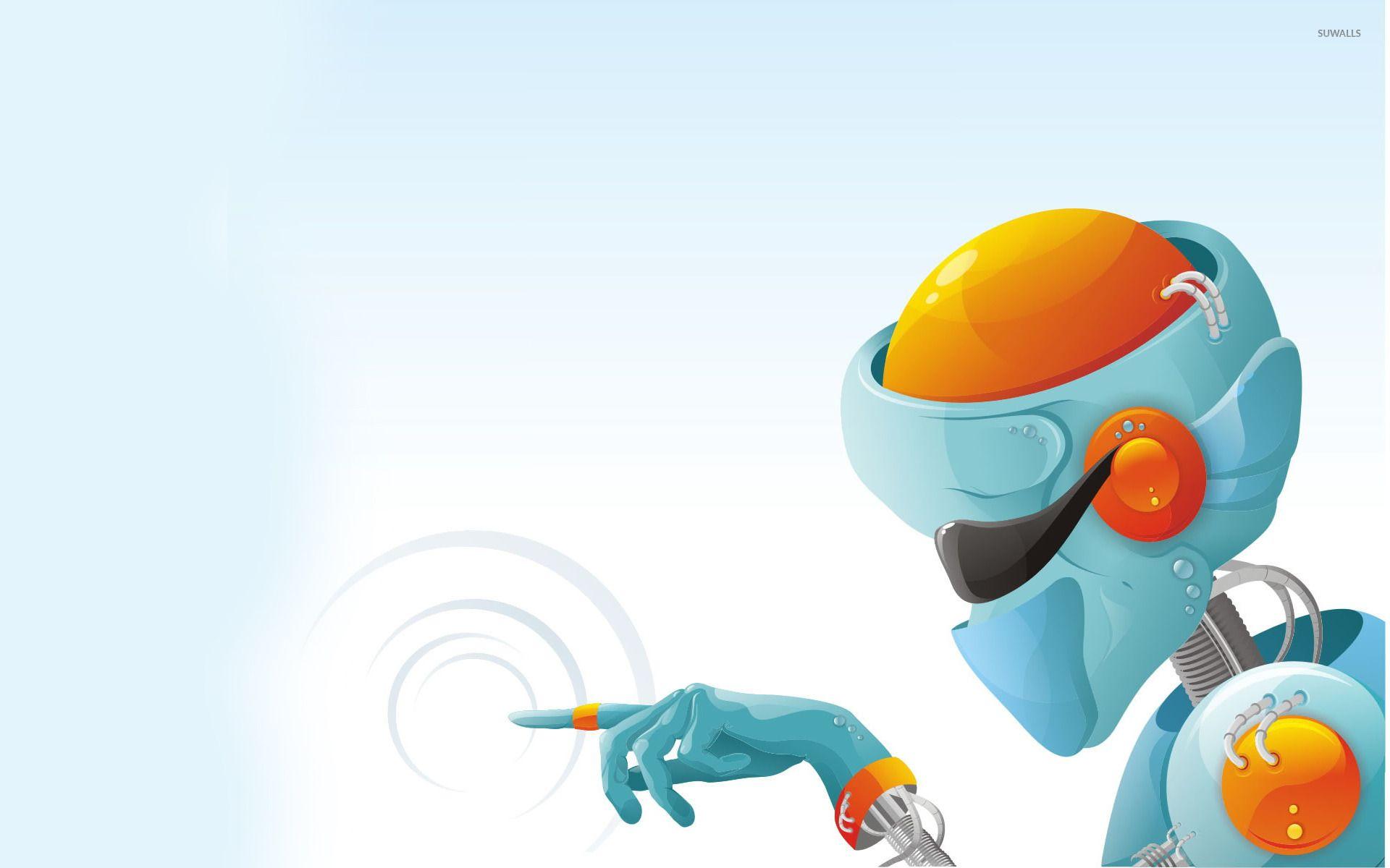 Blue Robot Wallpapers - Top Free Blue Robot Backgrounds - WallpaperAccess