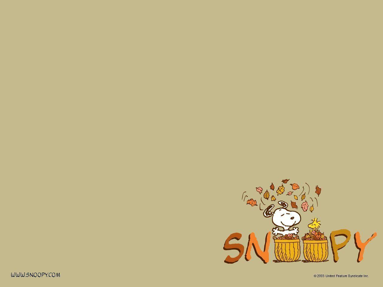 Cute Snoopy Thanksgiving Desktop Wallpapers - Top Free Cute Snoopy ...