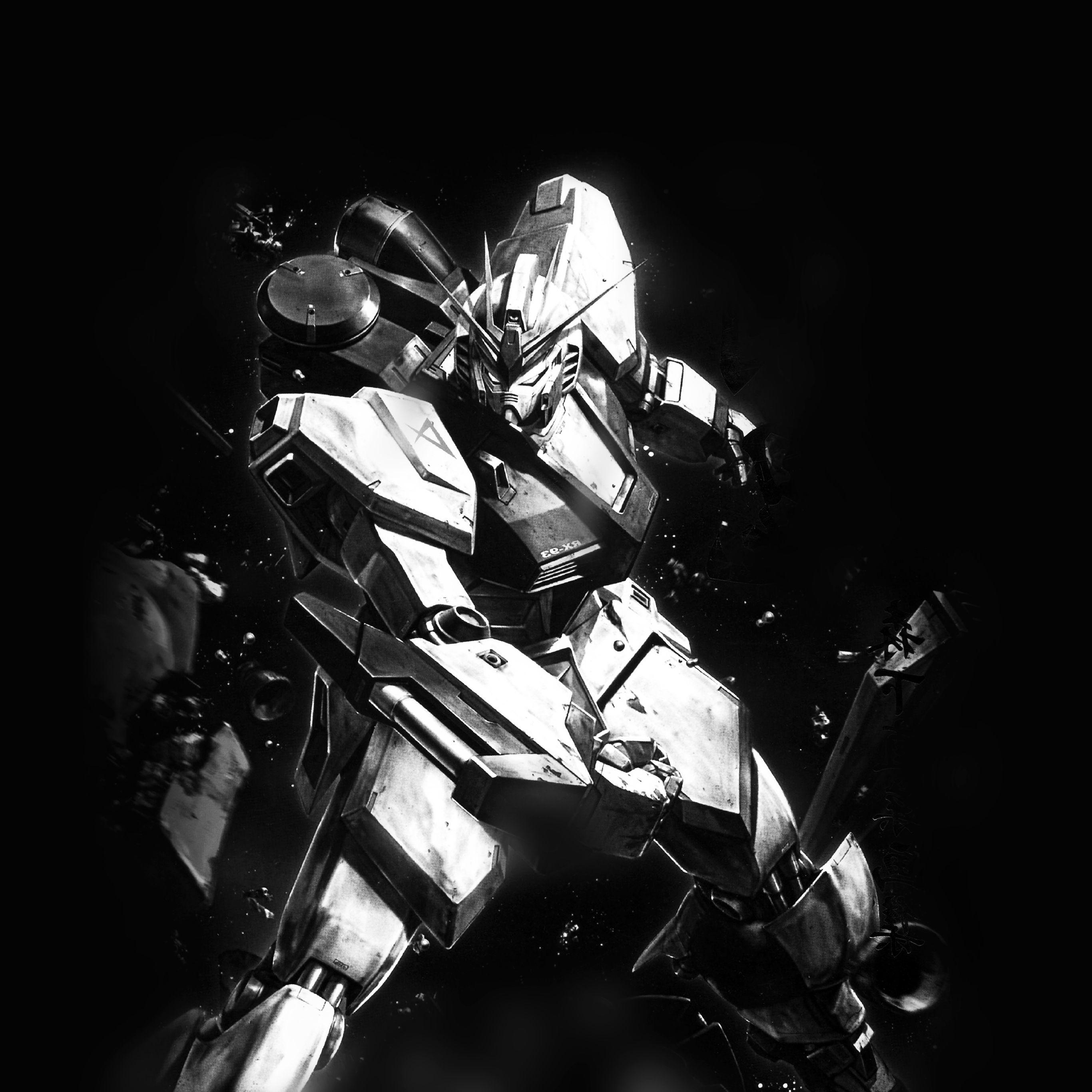 Black and White Gundam Wallpapers - Top Free Black and White Gundam ...