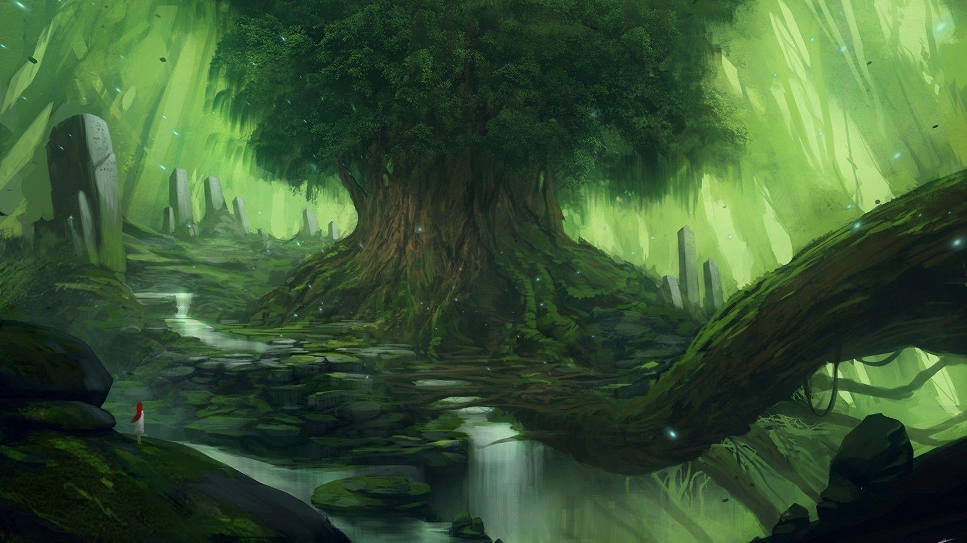 Fantasy Forest HD Wallpapers - Top Free Fantasy Forest HD Backgrounds ...