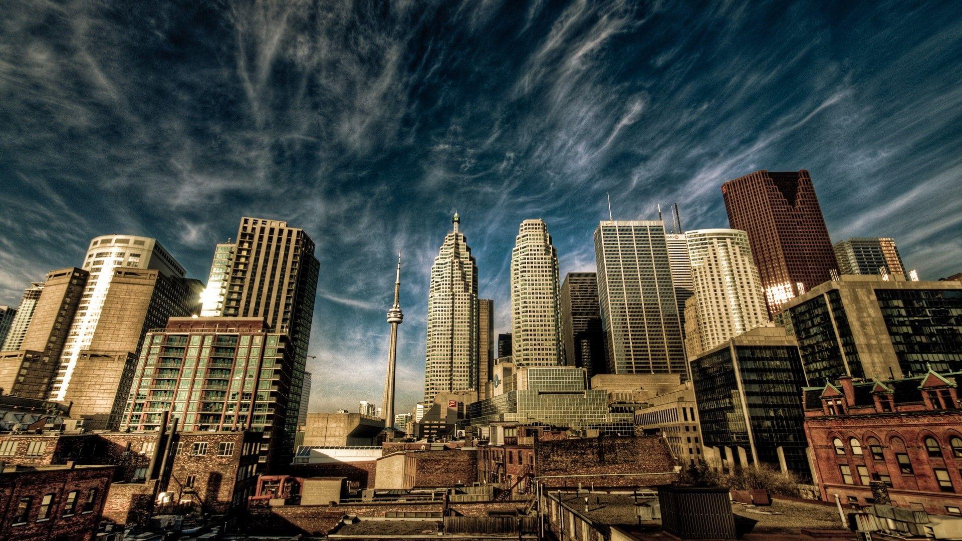 Toronto Skyline Wallpapers - Top Free Toronto Skyline Backgrounds ...
