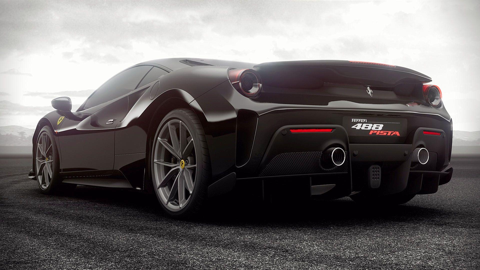Black Ferrari 488 Wallpapers - Top Free Black Ferrari 488 Backgrounds ...
