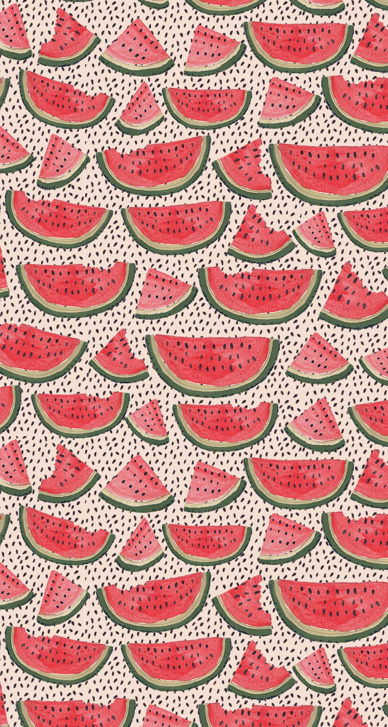 Watermelon Pattern Wallpapers - Top Free Watermelon Pattern Backgrounds ...