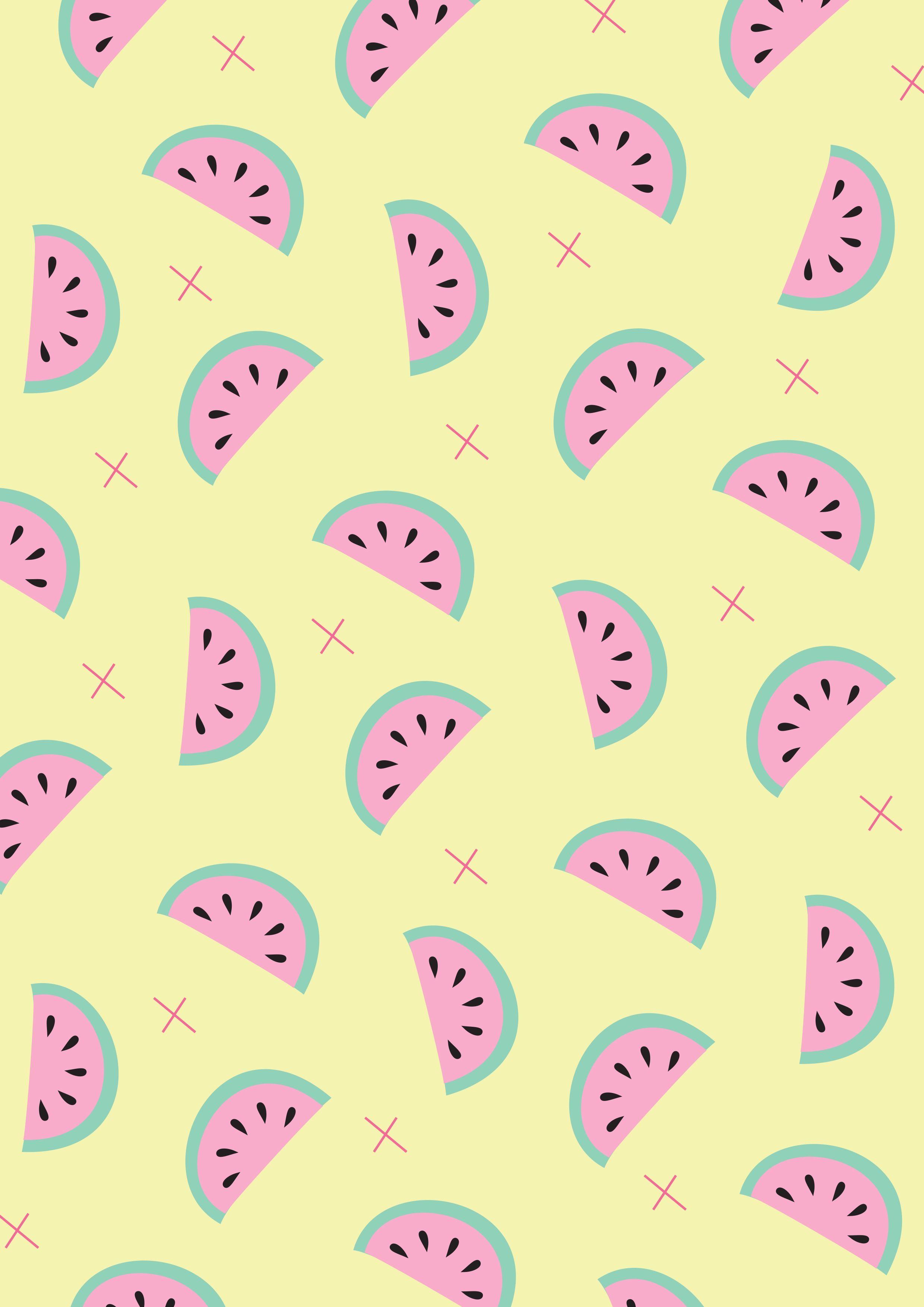 Watermelon Pattern Wallpapers - Top Free Watermelon Pattern Backgrounds ...