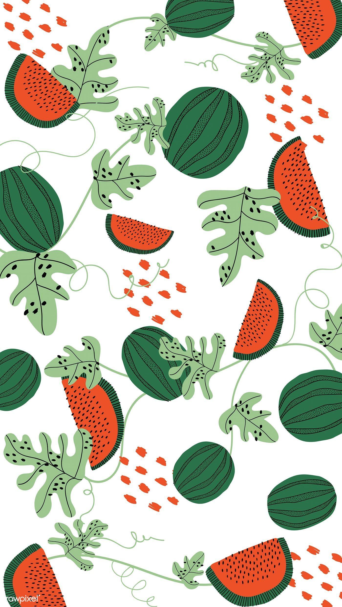Watermelon Pattern Wallpapers - Top Free Watermelon Pattern Backgrounds ...