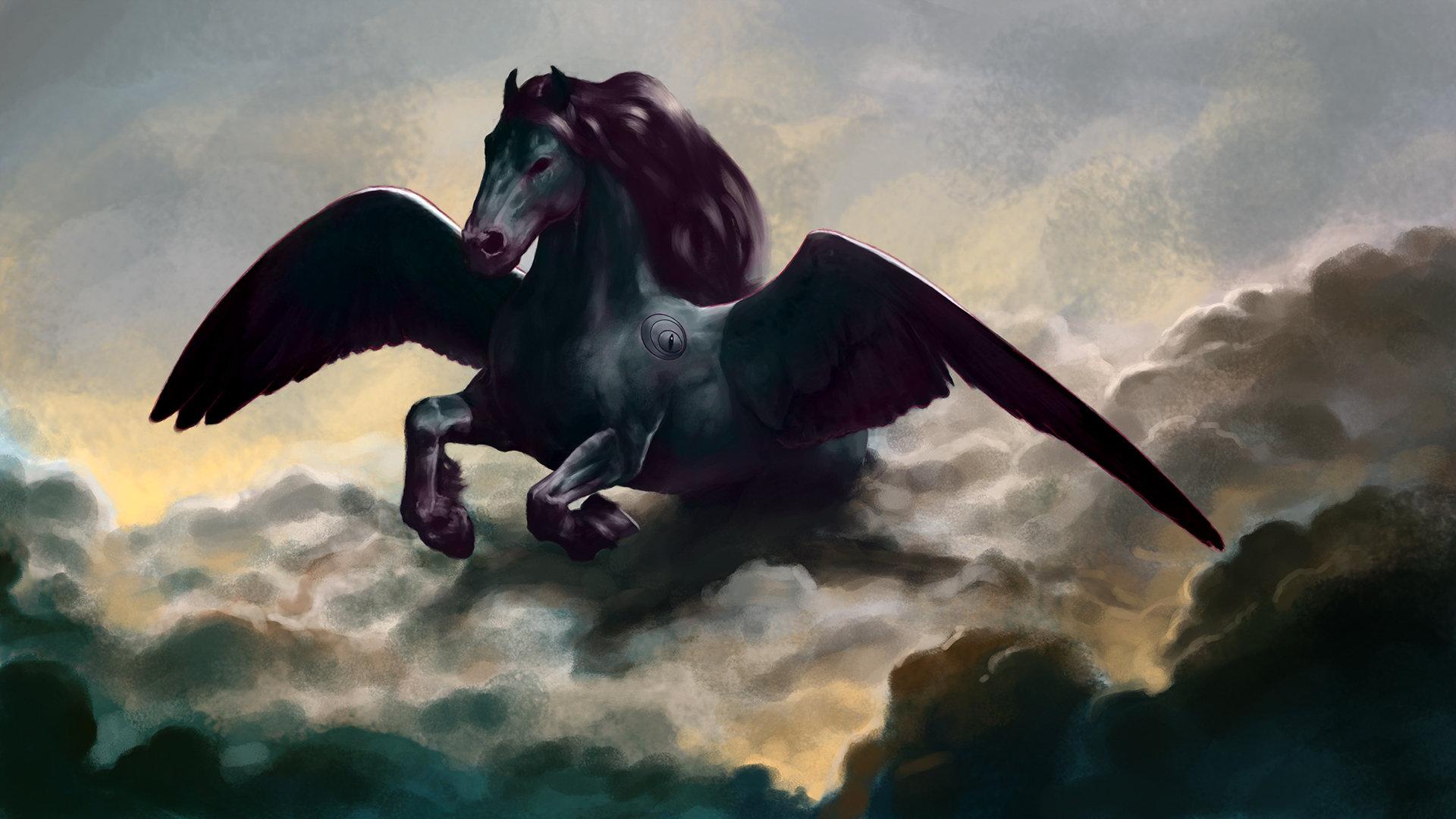 Black Pegasus Wallpapers - Top Free Black Pegasus Backgrounds ...