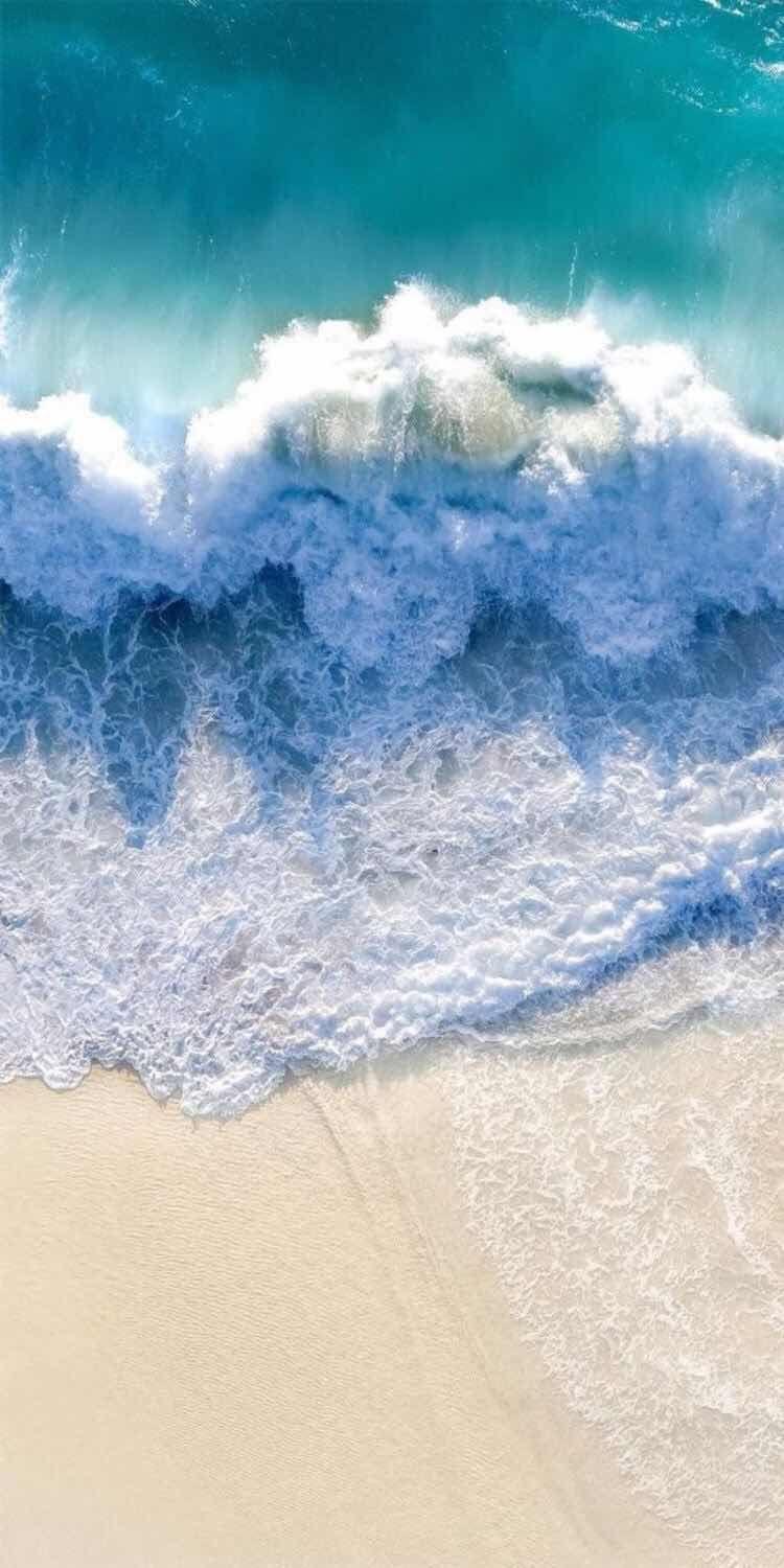 Beach Wave iPhone Wallpapers - Top Free Beach Wave iPhone Backgrounds ...