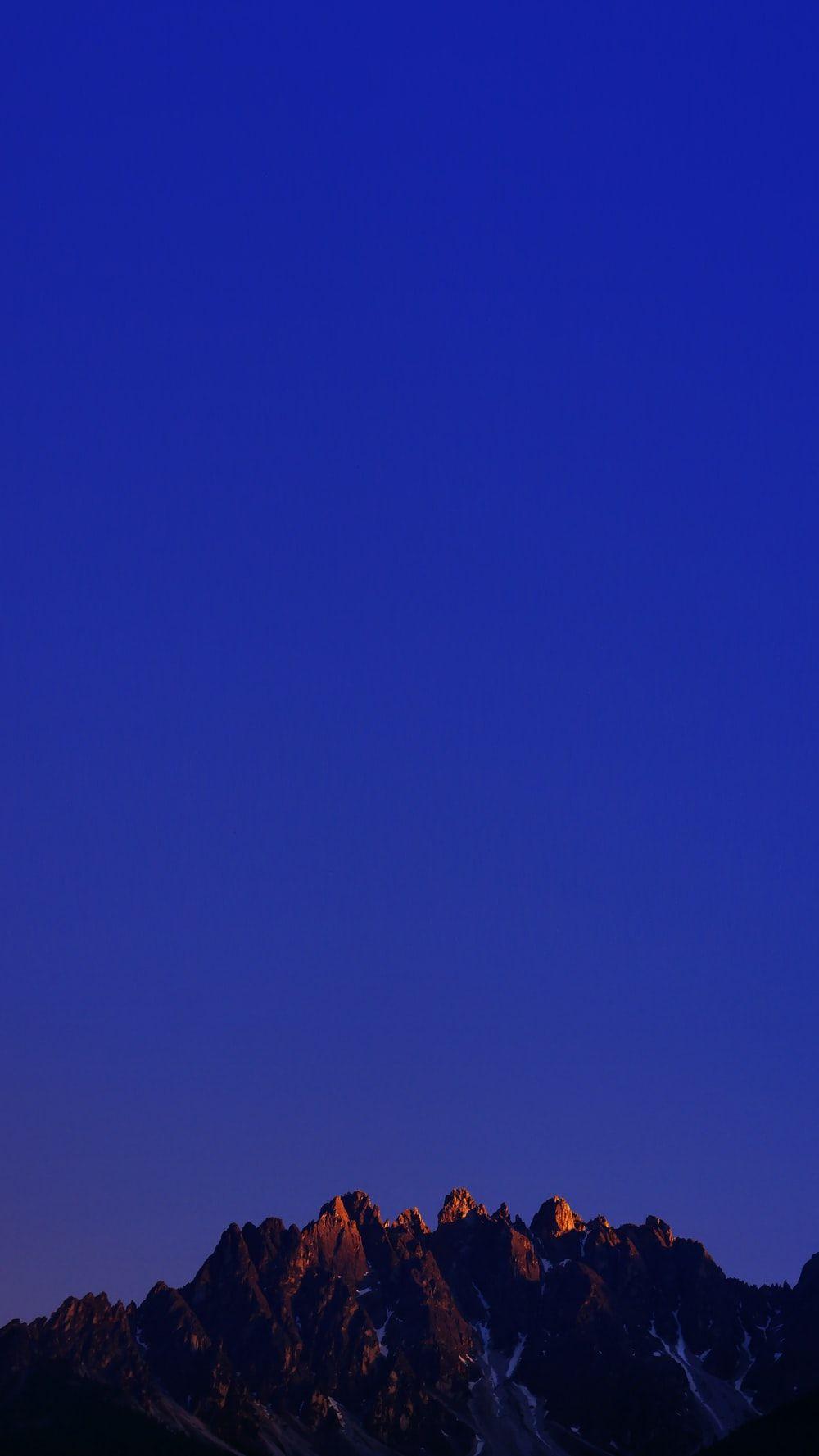 Dark Blue Mountain Wallpapers - Top Free Dark Blue Mountain Backgrounds ...