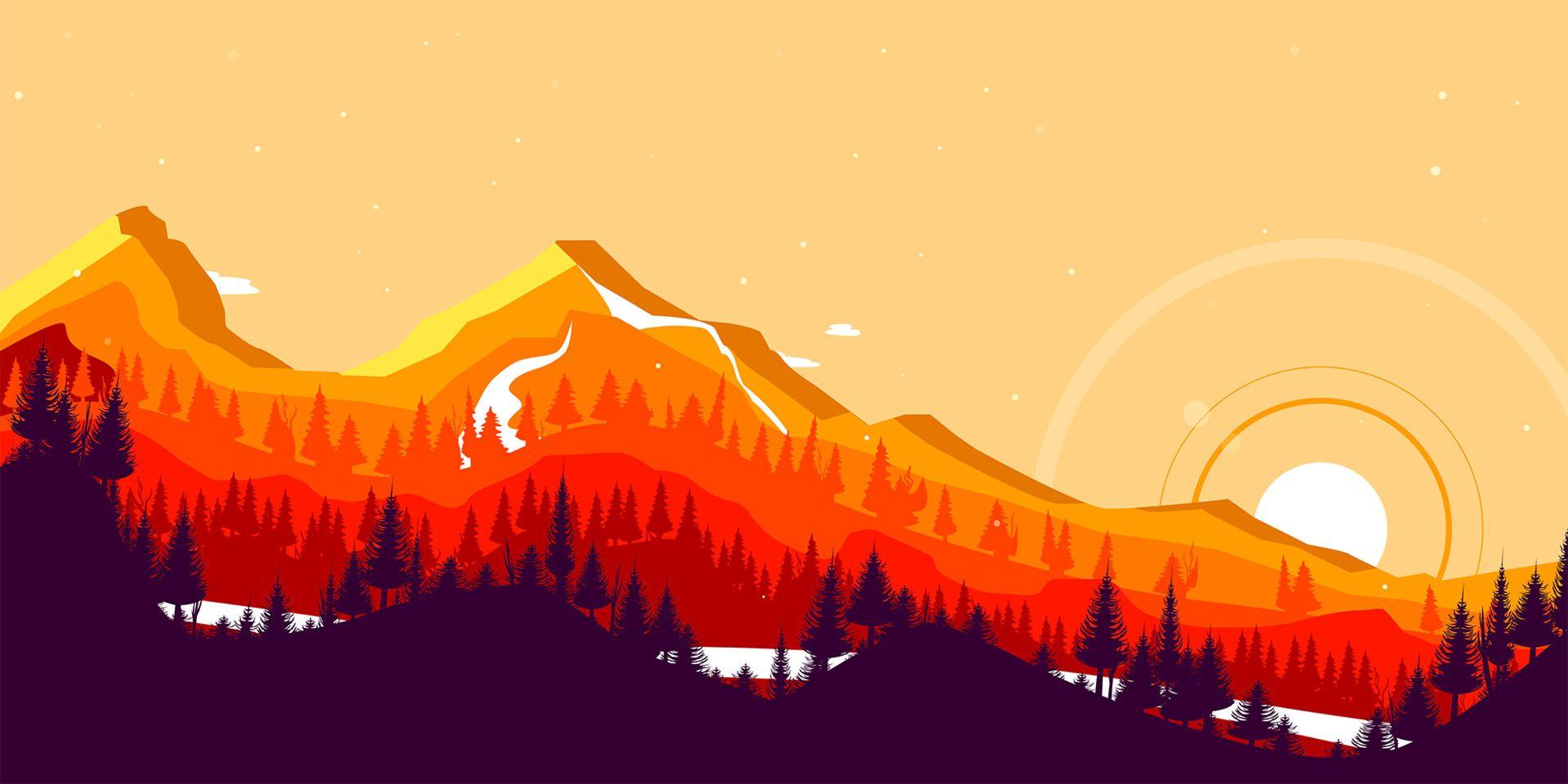 Yellow Mountain Wallpapers - Top Free Yellow Mountain Backgrounds ...