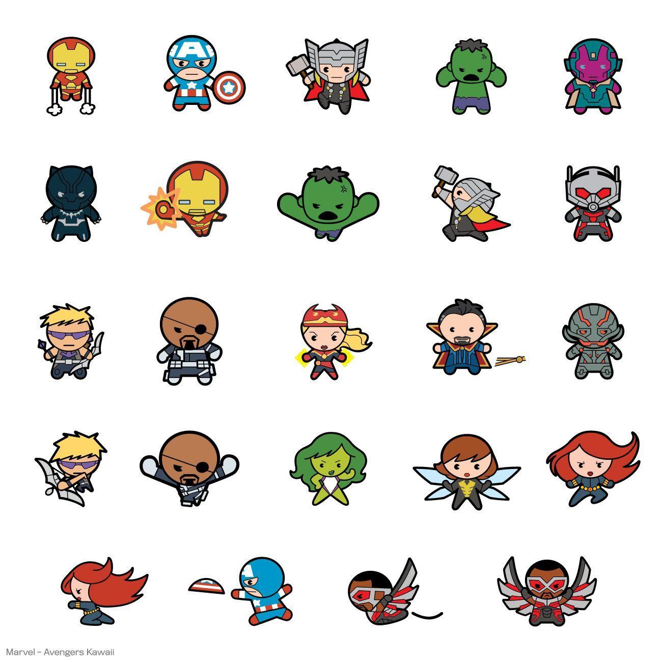 Kawaii Marvel Wallpapers Top Free Kawaii Marvel Backgrounds Wallpaperaccess