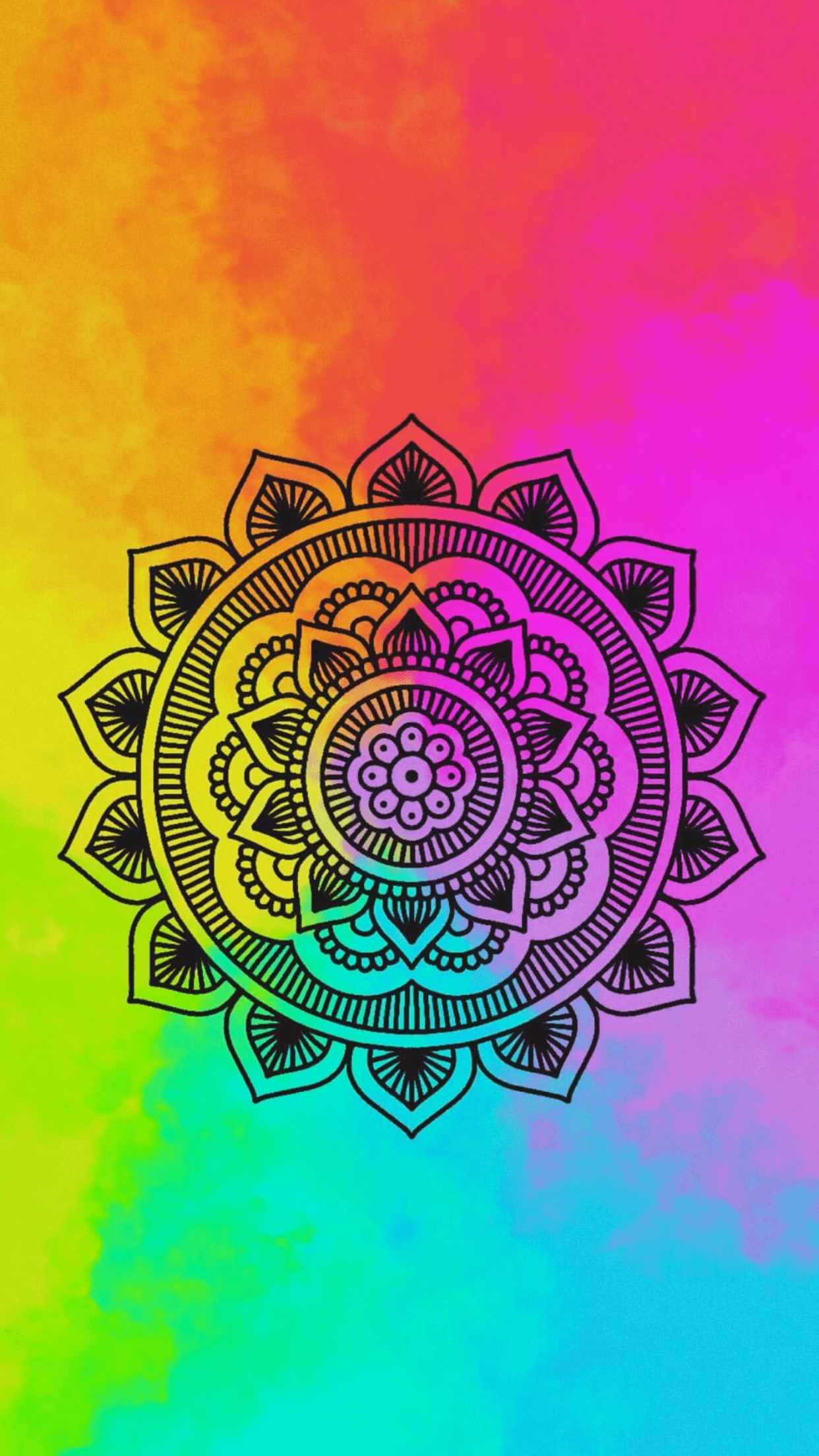 Colorful Mandala Wallpapers - Top Free Colorful Mandala Backgrounds ...