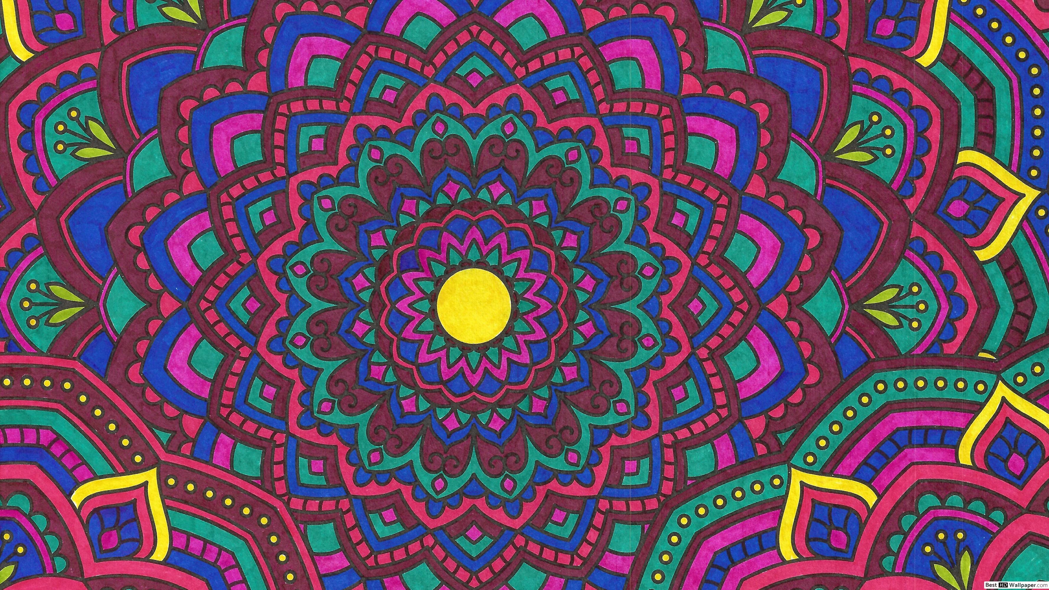 Colorful Mandala Wallpapers - Top Free Colorful Mandala Backgrounds ...