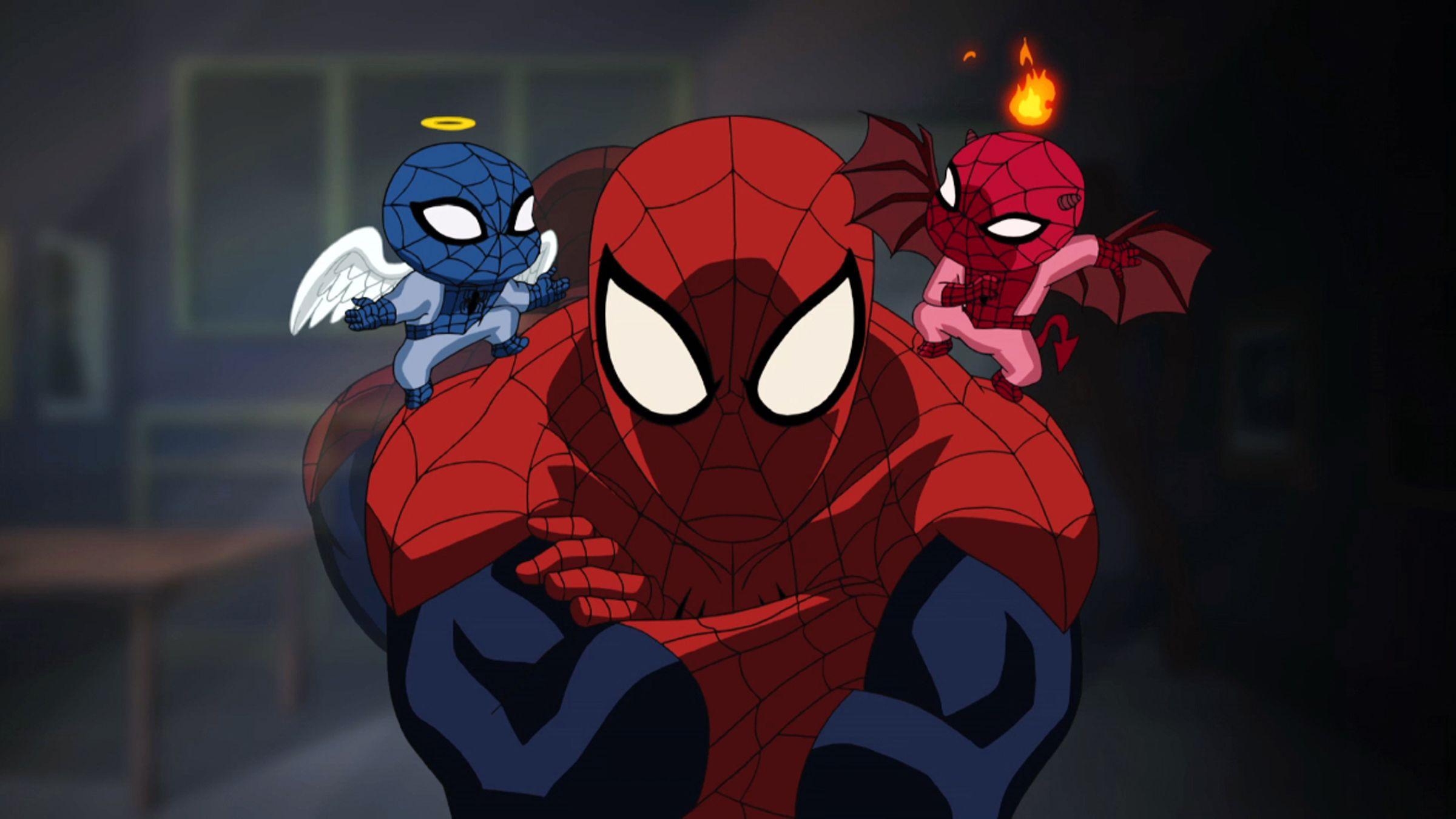 Spider-Man Cartoon Wallpapers - Top Free Spider-Man Cartoon Backgrounds ...