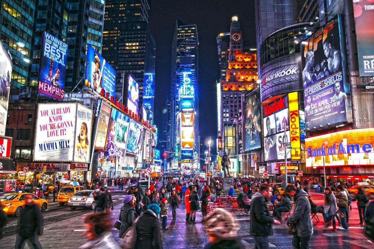 Times Square Night Wallpapers - Top Free Times Square Night Backgrounds ...
