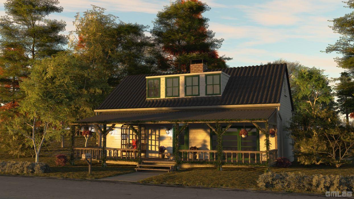 Backporch View Background