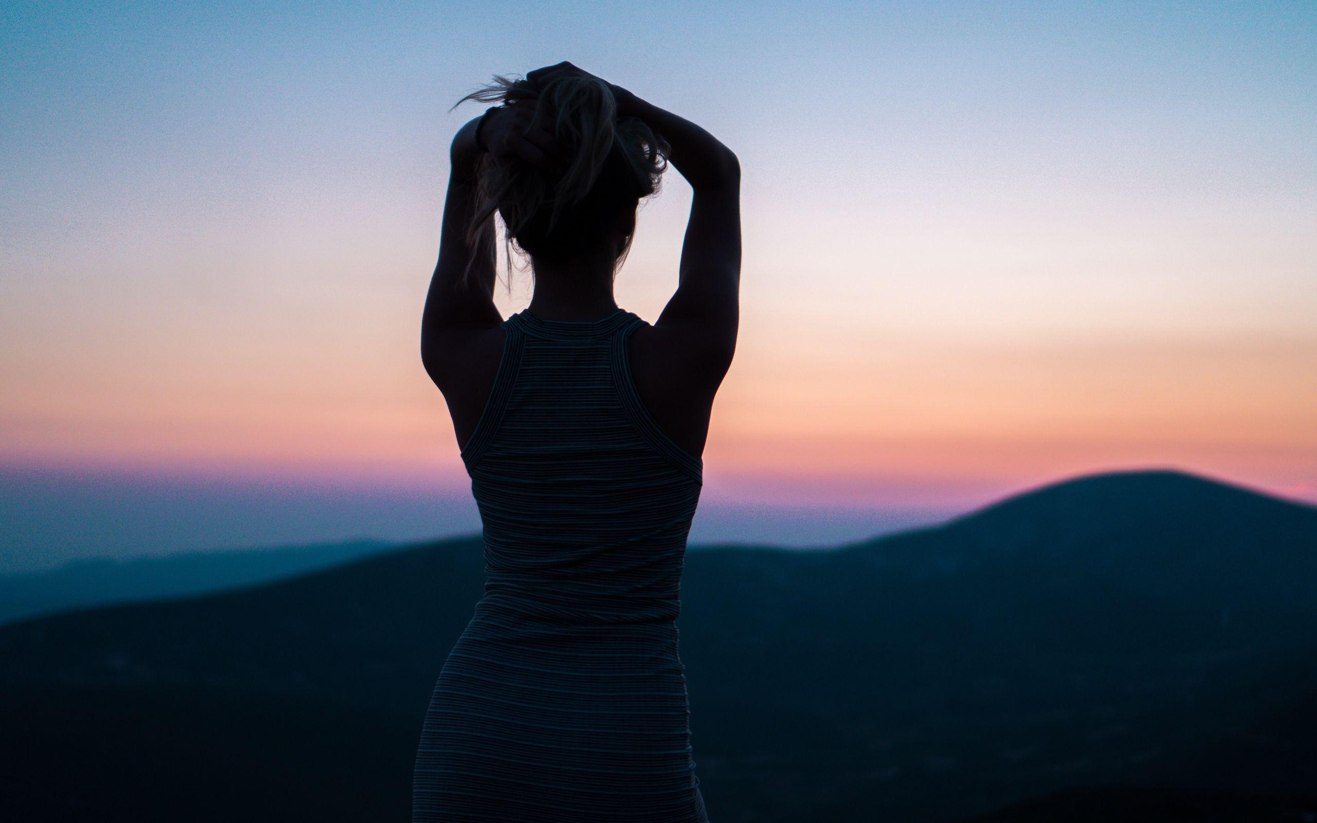 Girl Silhouette Wallpapers - Top Free Girl Silhouette Backgrounds ...