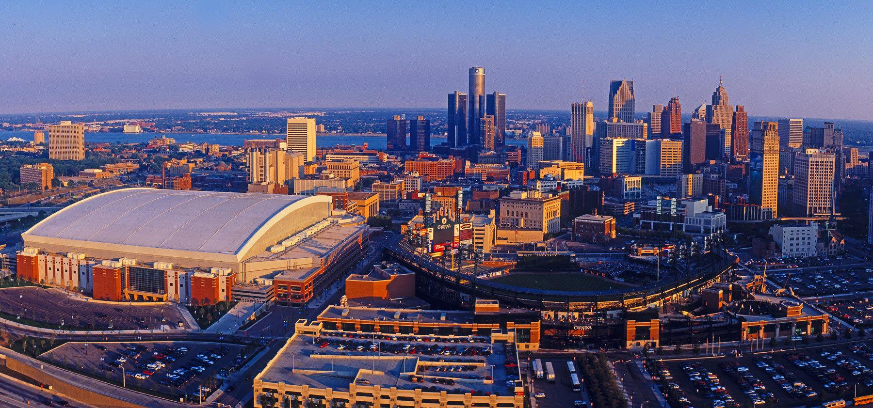 Detroit Skyline Wallpapers - Top Free Detroit Skyline Backgrounds ...