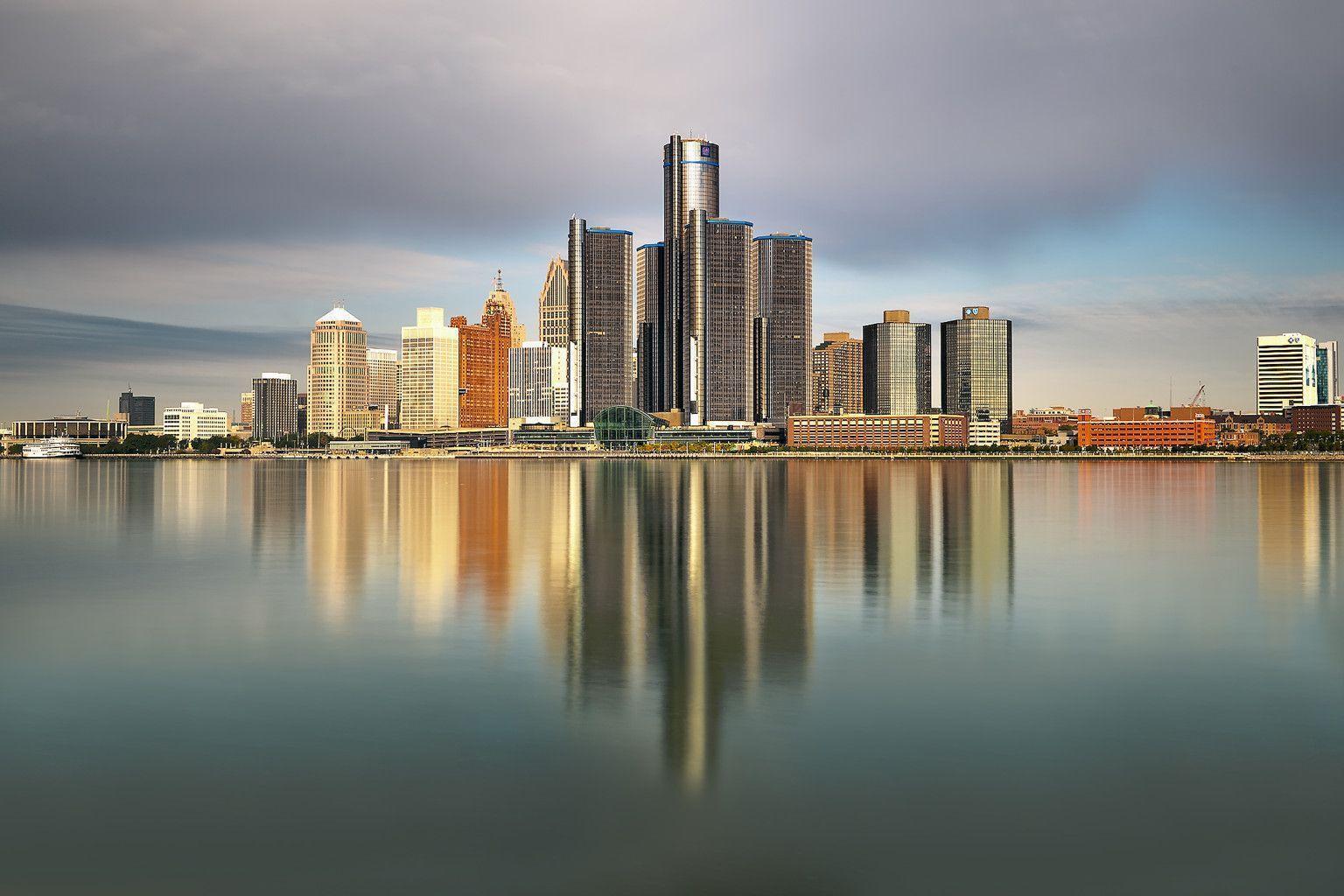 Detroit Skyline Wallpapers - Top Free Detroit Skyline Backgrounds ...