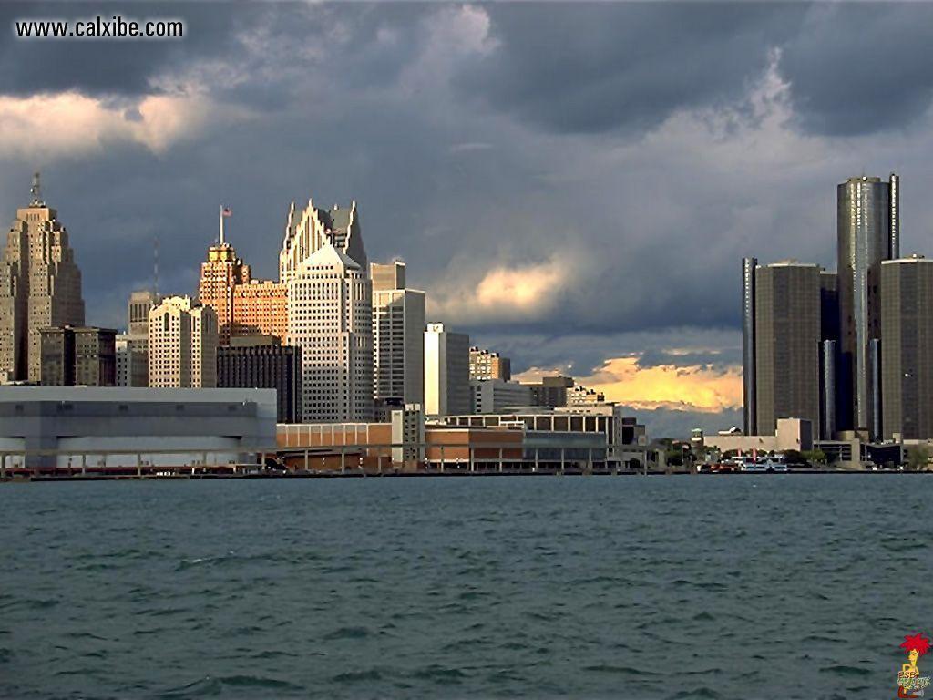 Detroit Skyline Wallpapers - Top Free Detroit Skyline Backgrounds ...