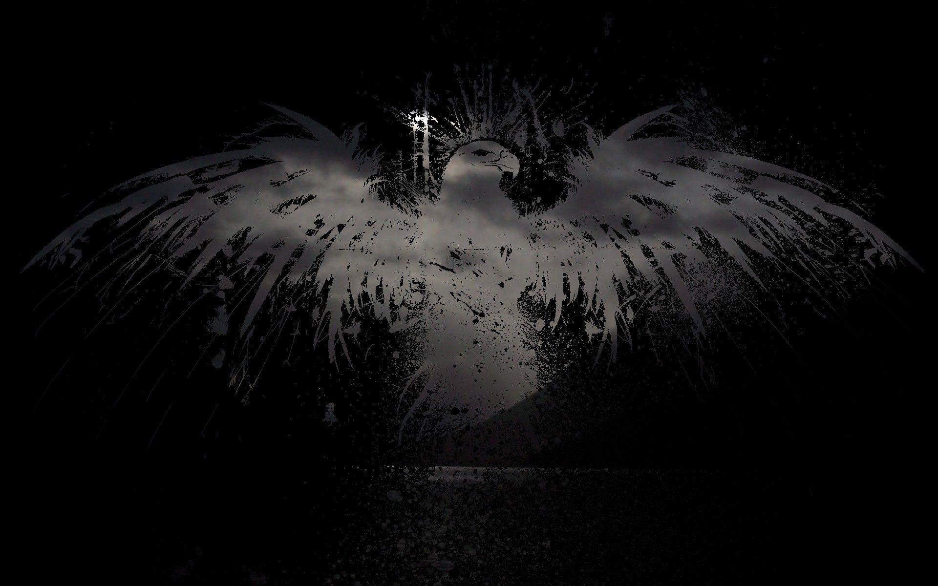 Eagle Black And White Wallpapers Top Free Eagle Black And White