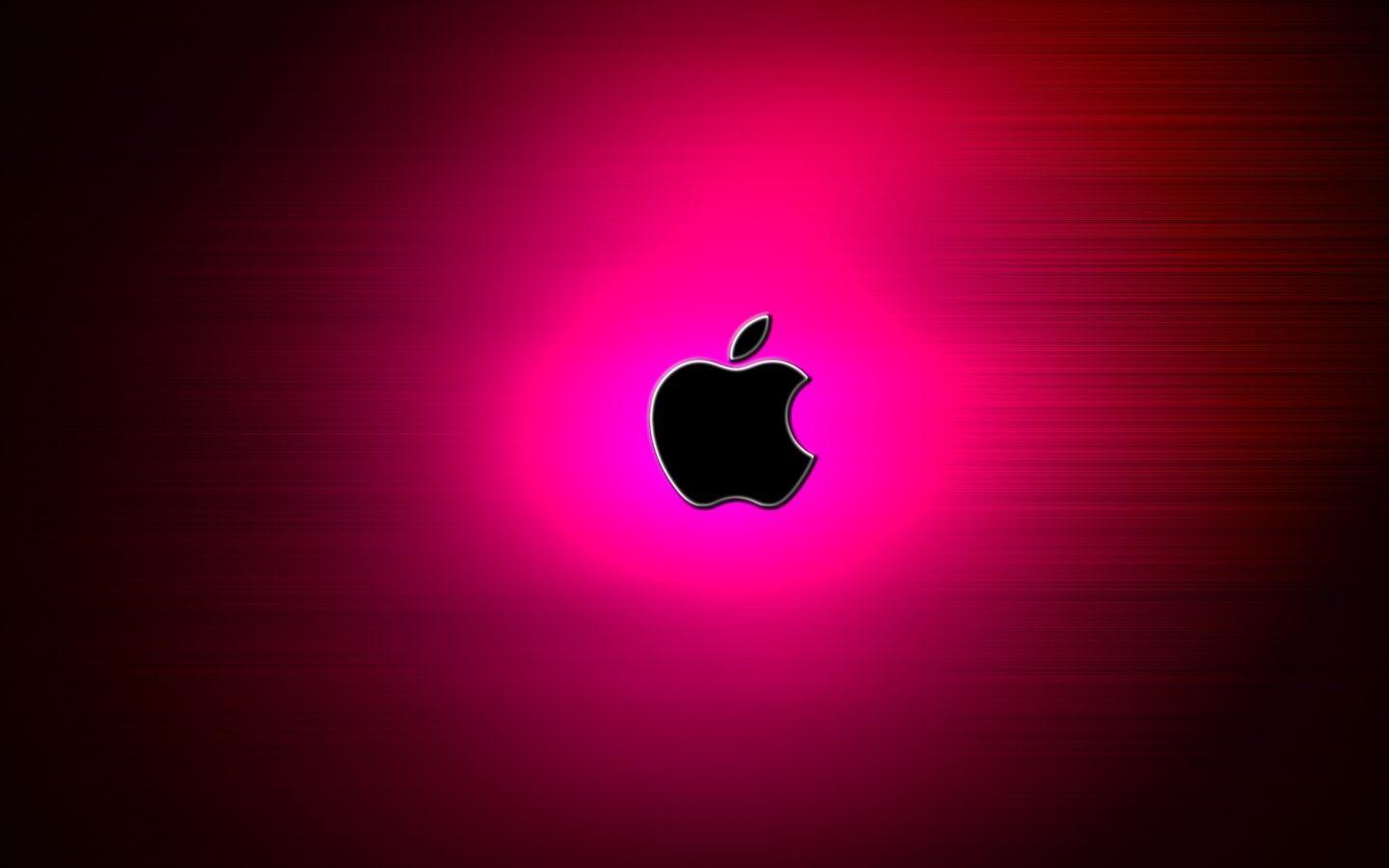 Pink Apple Logo Wallpapers - Top Free Pink Apple Logo Backgrounds ...
