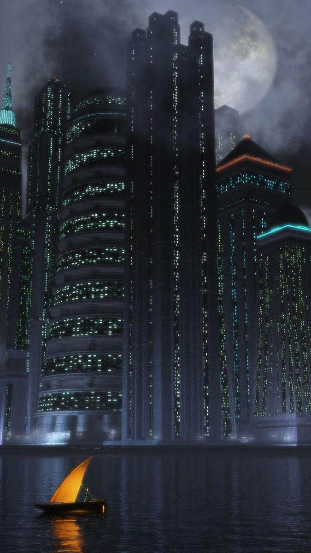 Gotham City Skyline Wallpapers - Top Free Gotham City Skyline ...