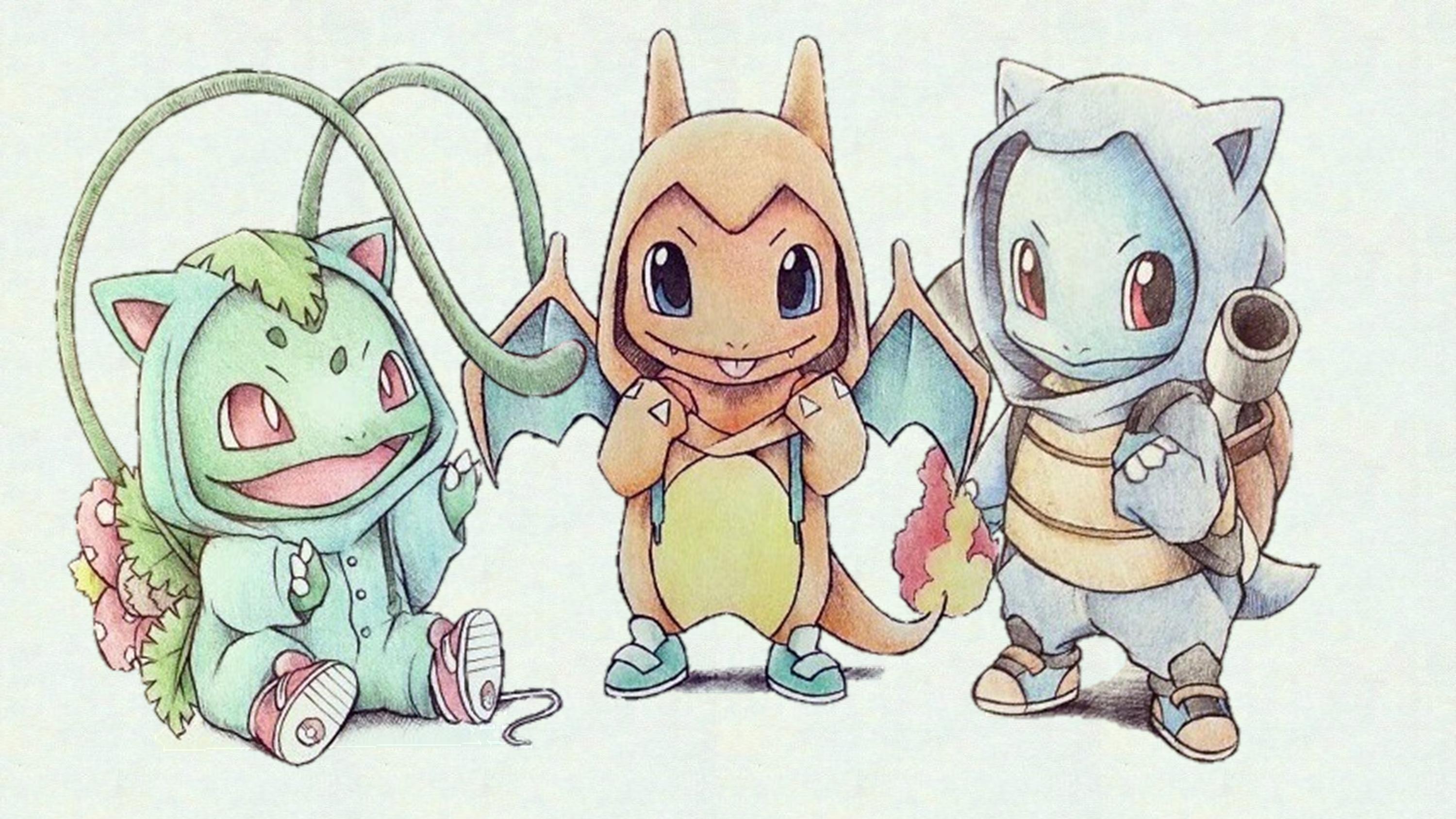 Pokemon Starters Wallpapers - Top Free Pokemon Starters Backgrounds ...