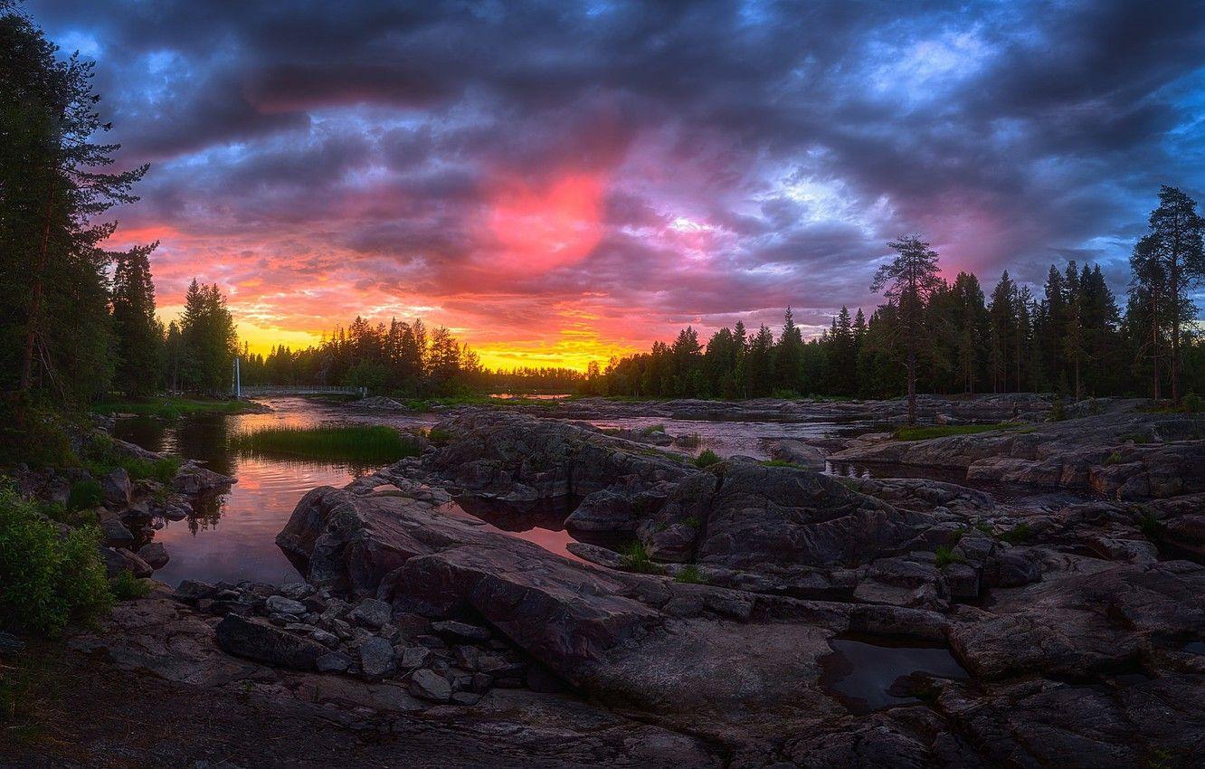 River Sunset Wallpapers - Top Free River Sunset Backgrounds ...