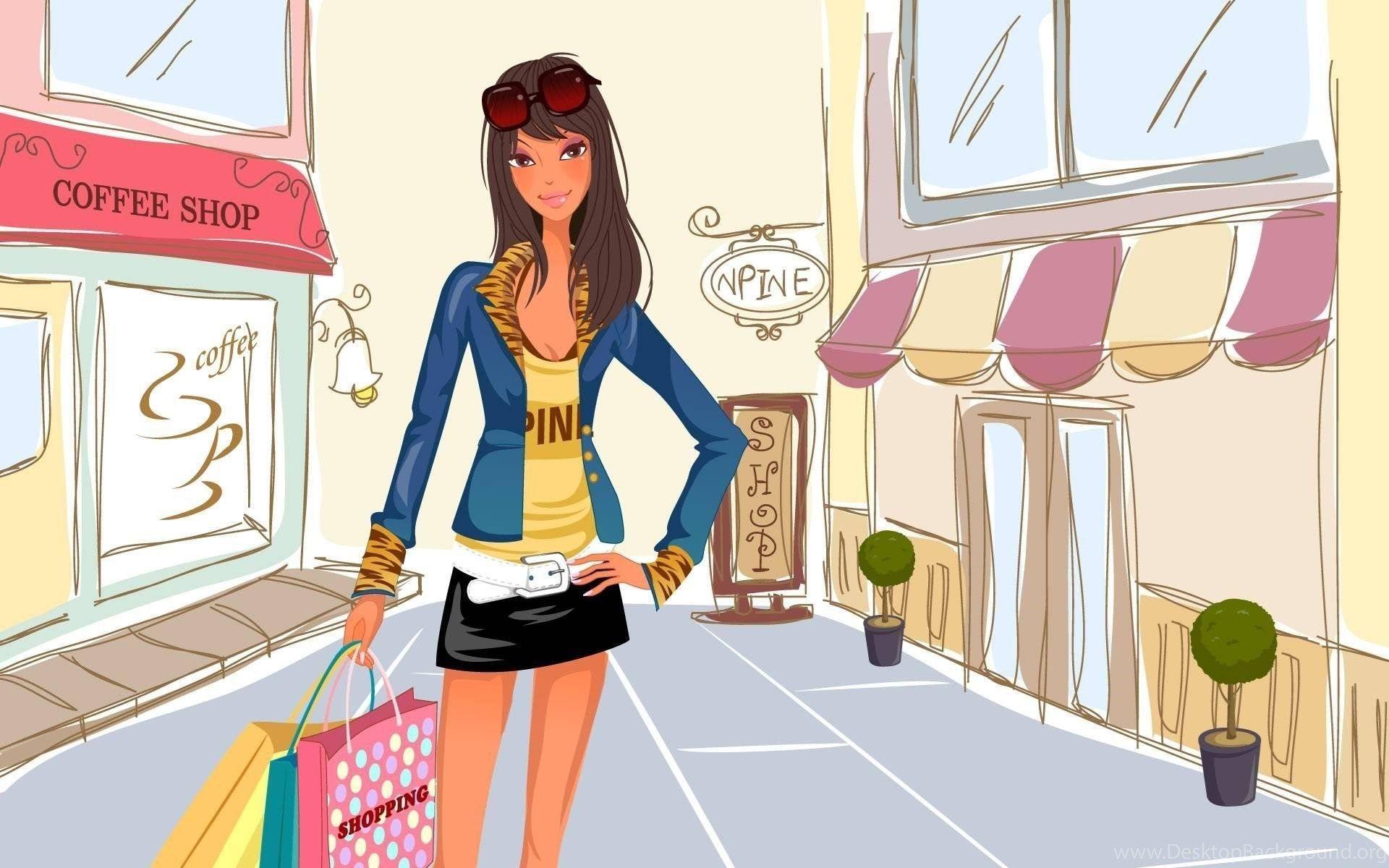 Shopping Girl Wallpapers - Top Free Shopping Girl Backgrounds ...
