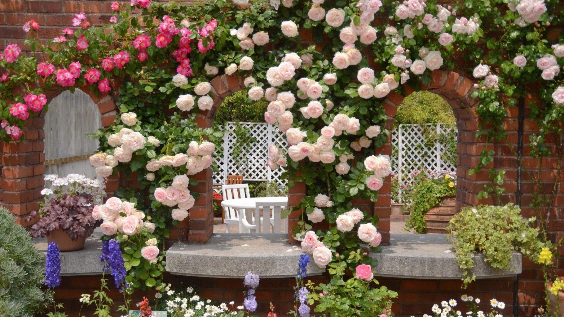 Rose Garden Desktop Wallpapers - Top Free Rose Garden Desktop ...