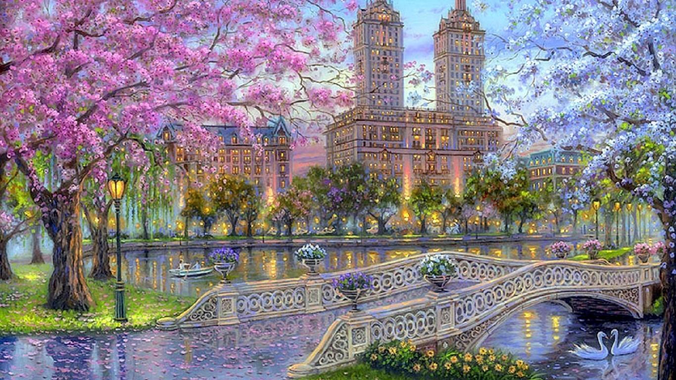 Spring City Wallpapers - Top Free Spring City Backgrounds - WallpaperAccess