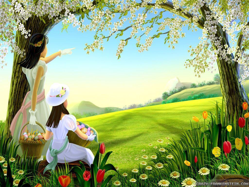 Easter Scenery Wallpapers - Top Free Easter Scenery Backgrounds ...