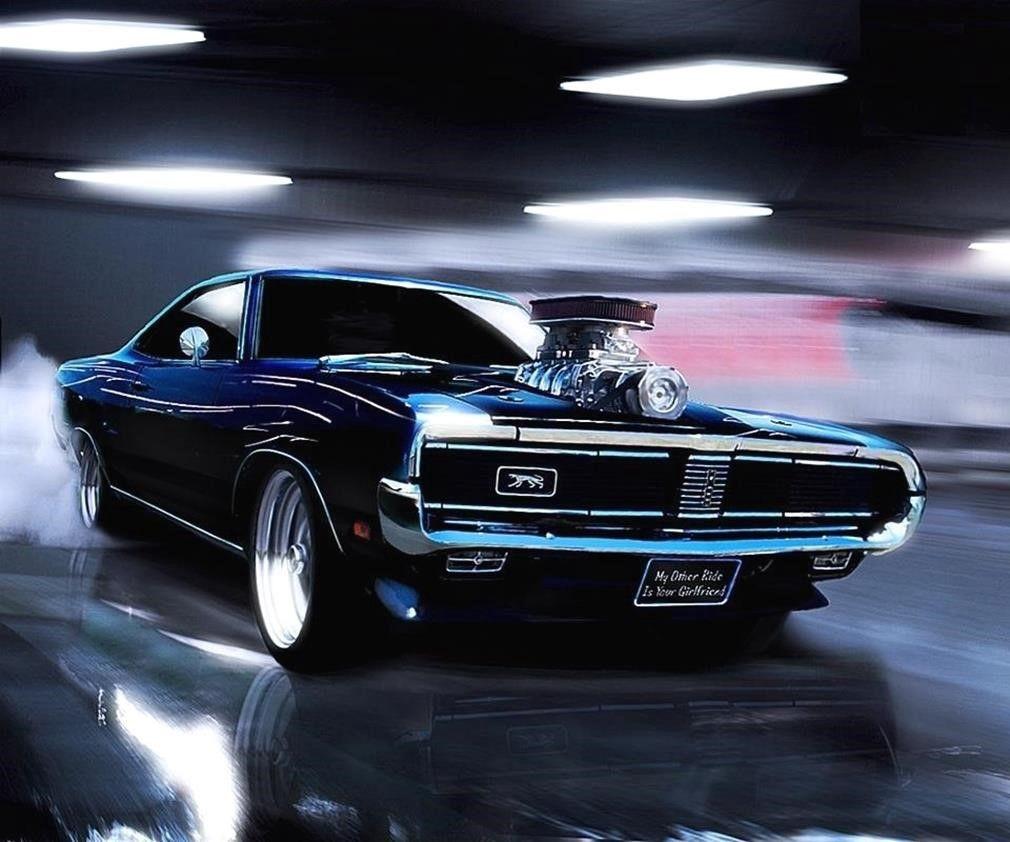 Blue Muscle Car HD Wallpapers - Top Free Blue Muscle Car HD Backgrounds ...