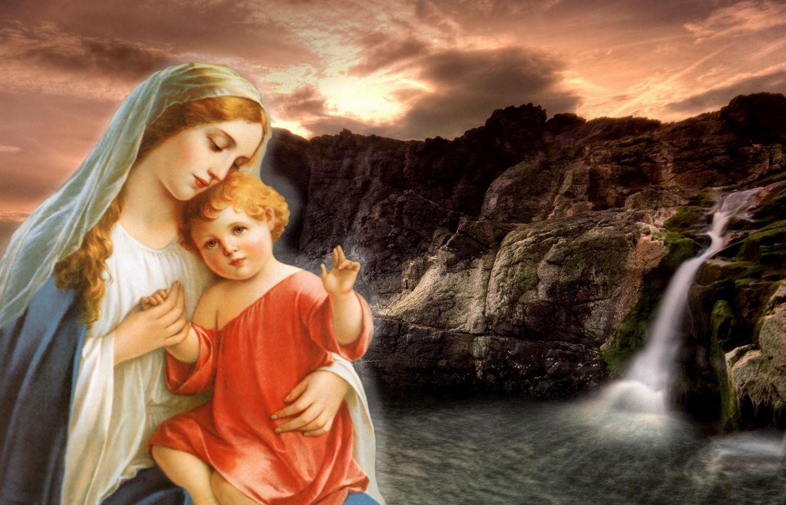 Holy Mary Wallpapers - Top Free Holy Mary Backgrounds - WallpaperAccess