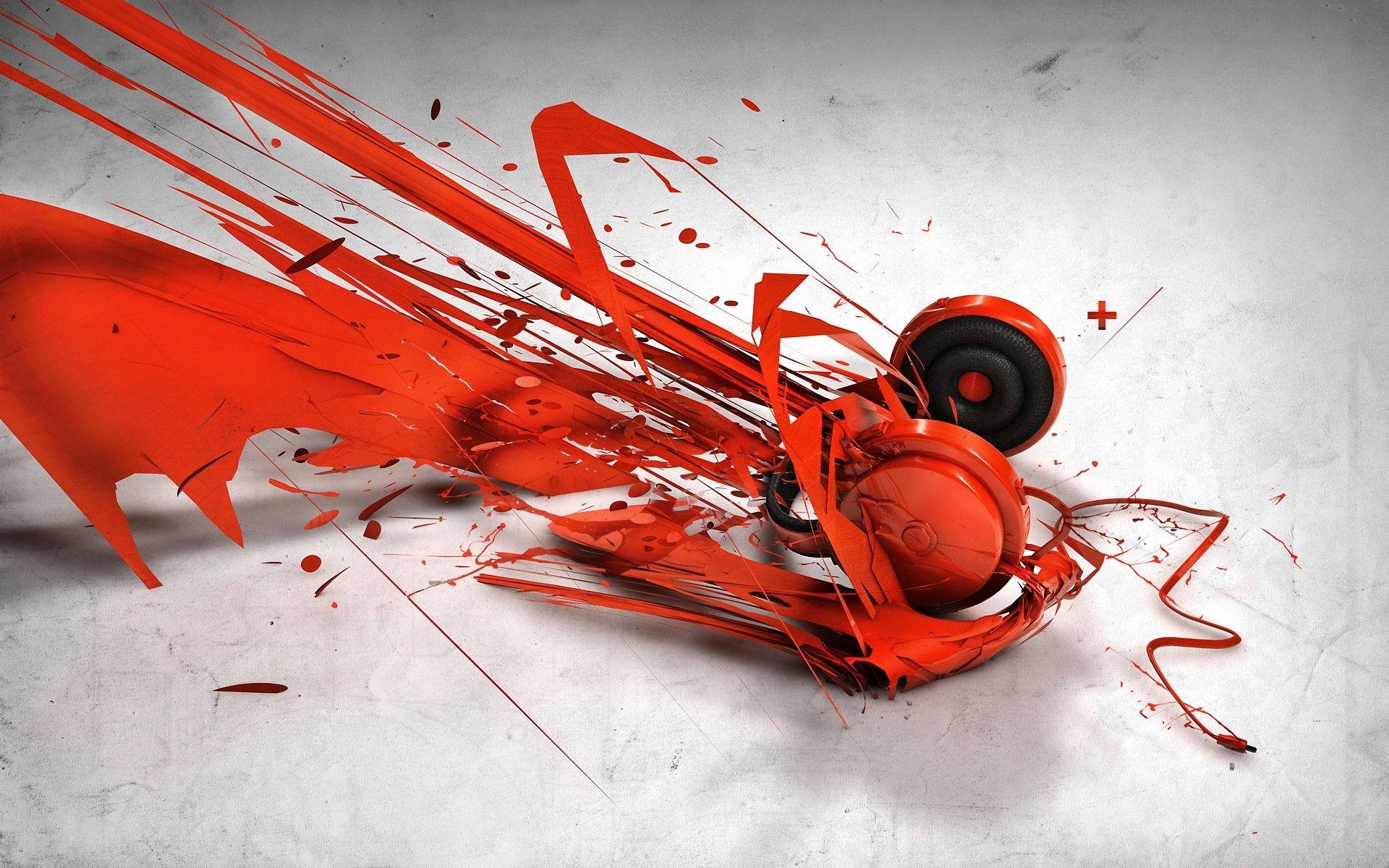 Cool Red Abstract Desktop Wallpapers - Top Free Cool Red Abstract ...