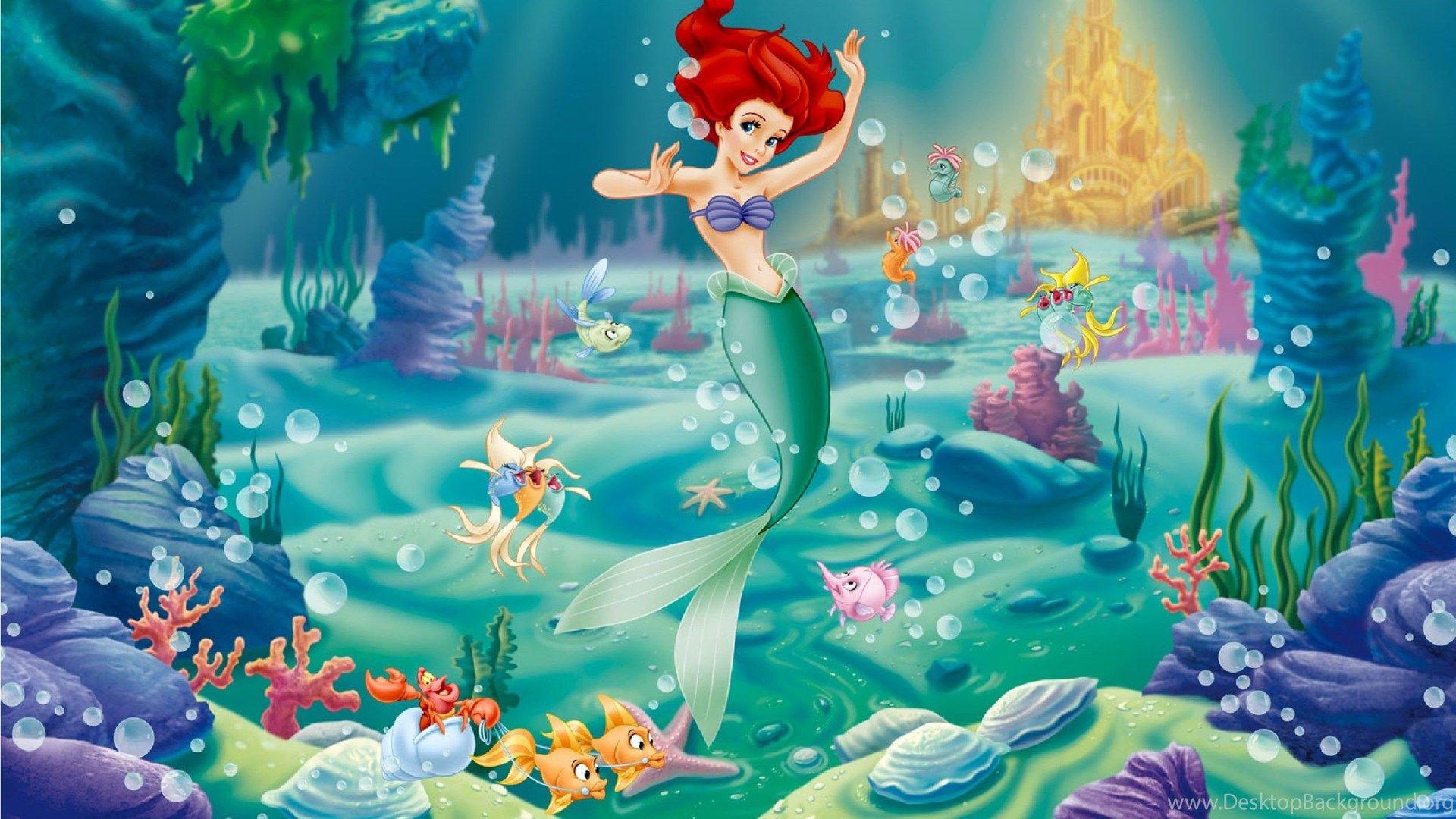 Little Mermaid Desktop Wallpapers - Top Free Little Mermaid Desktop ...