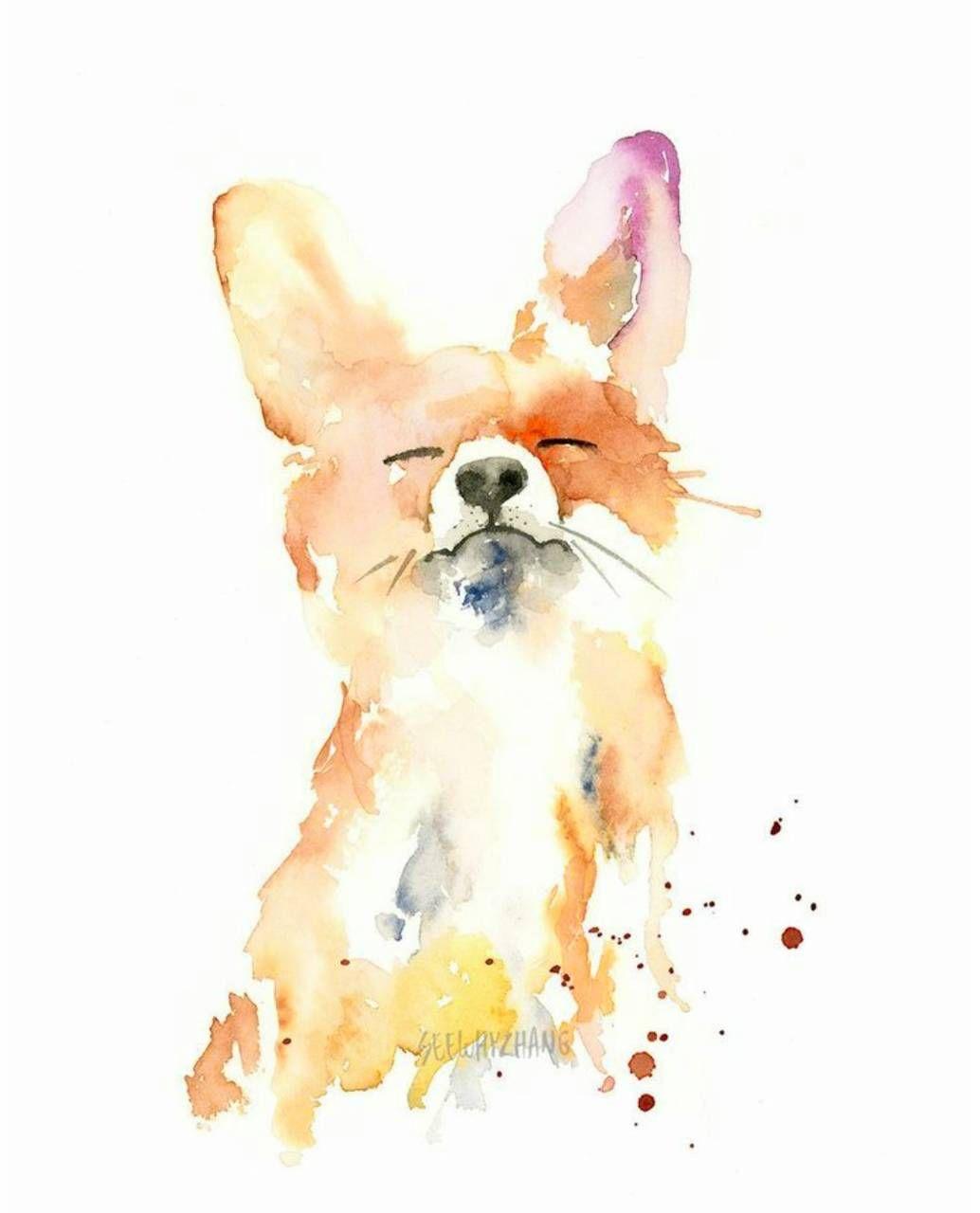 Fox Watercolor Wallpapers - Top Free Fox Watercolor Backgrounds ...