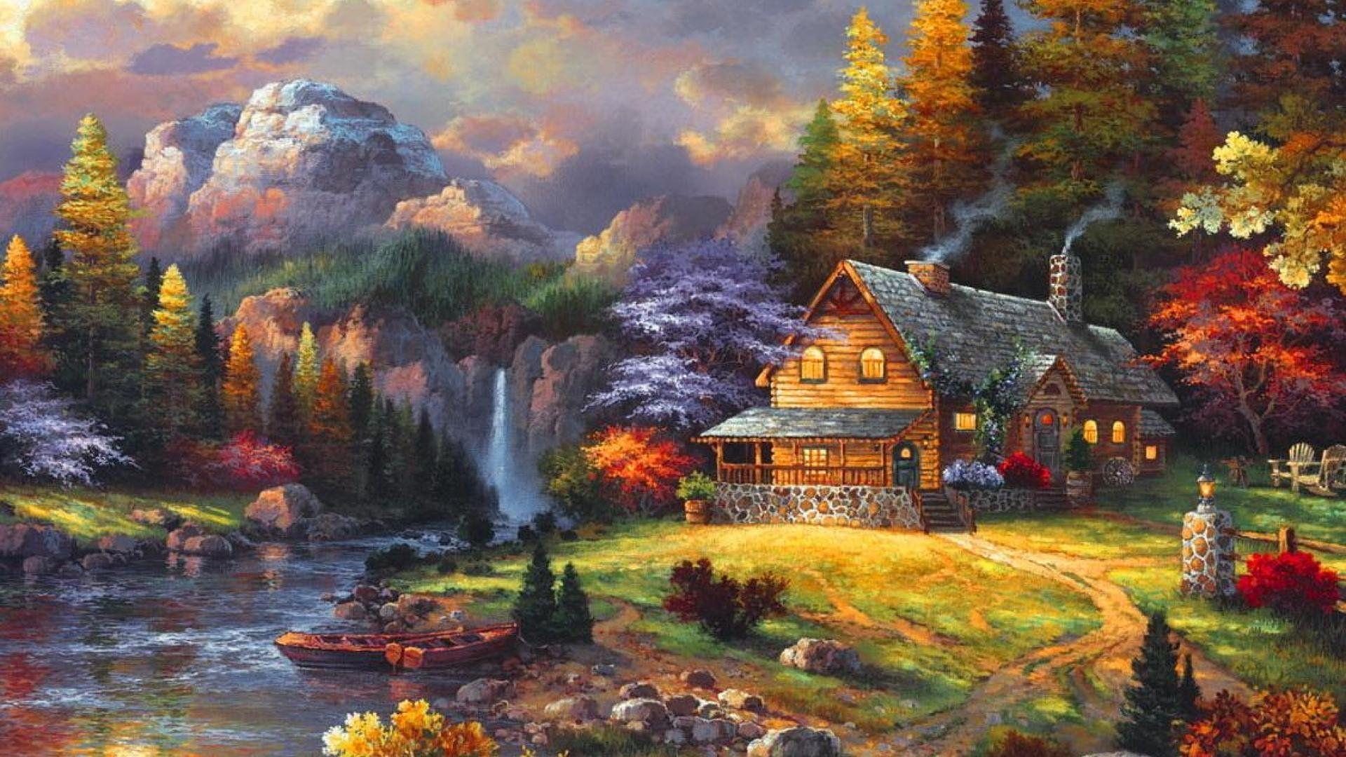 Cottage Desktop Wallpapers - Top Free Cottage Desktop Backgrounds ...