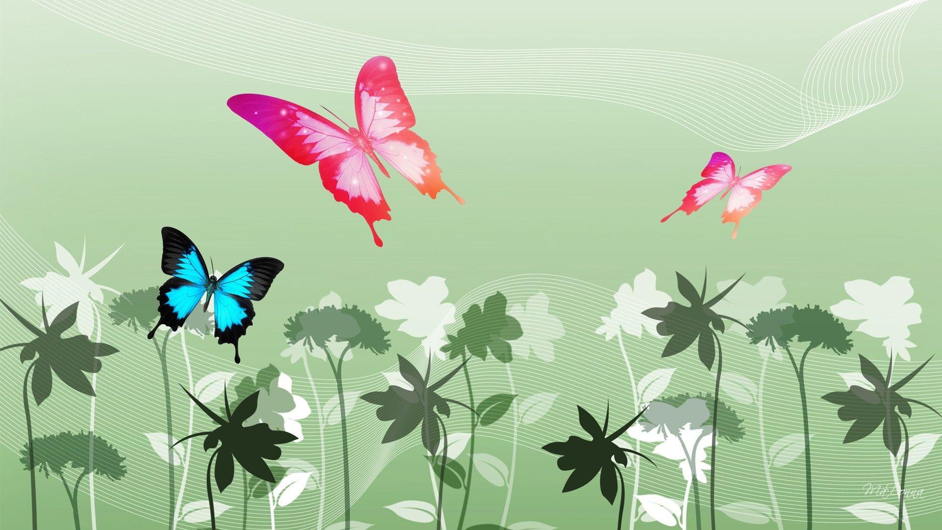 Green Butterfly Wallpapers - Top Free Green Butterfly Backgrounds ...