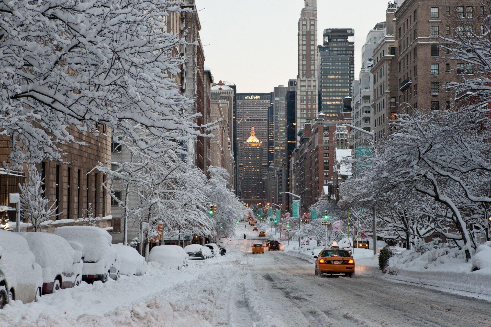 New York City Snow Wallpapers - Top Free New York City Snow Backgrounds ...