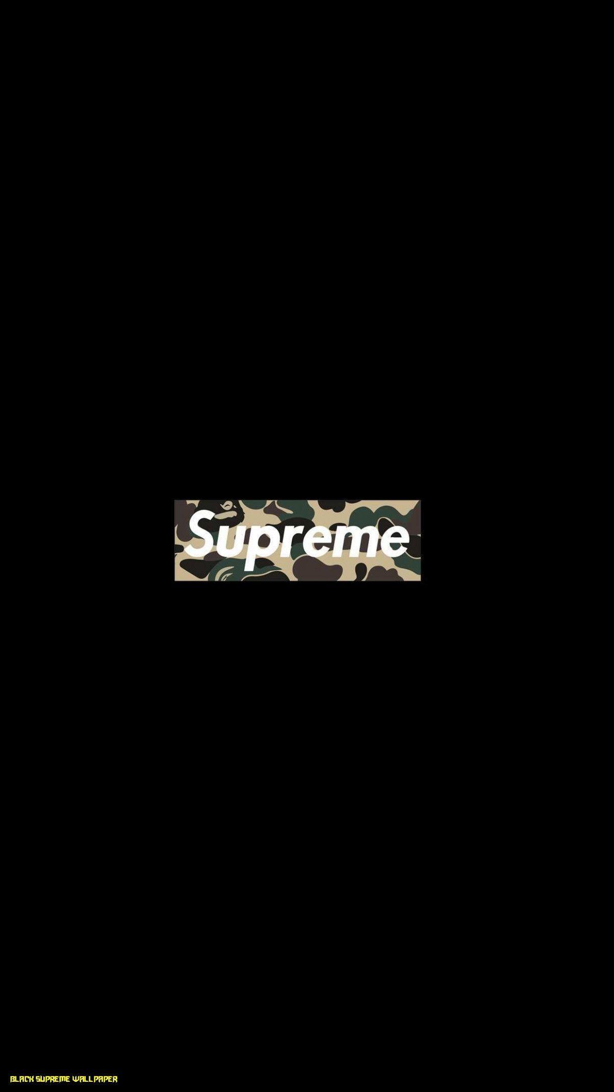 Supreme Black and White Wallpapers - Top Free Supreme Black and White ...